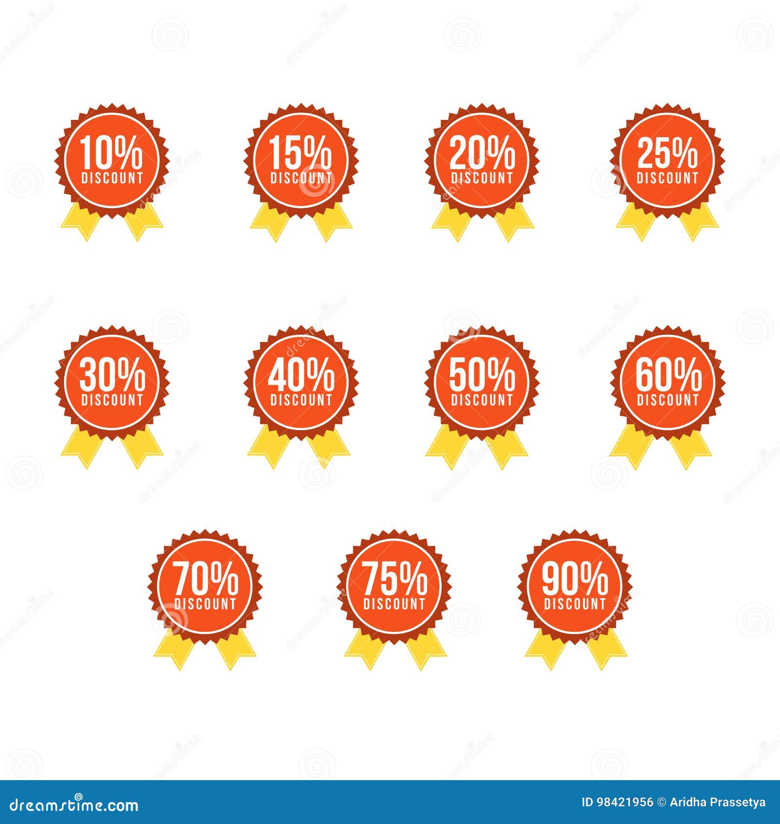 Style Discount Price Label Set Stock Vector - Illustration of promotion ...