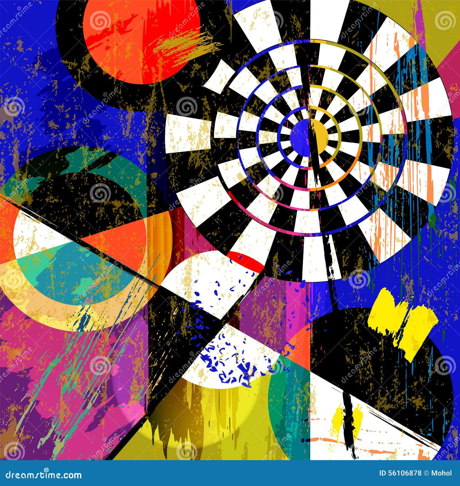 Style Fictif D'art Moderne D'illustration Illustration de Vecteur ...