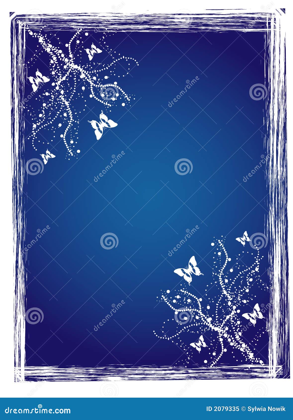 Style Frame stock vector. Illustration of floral, design - 2079335