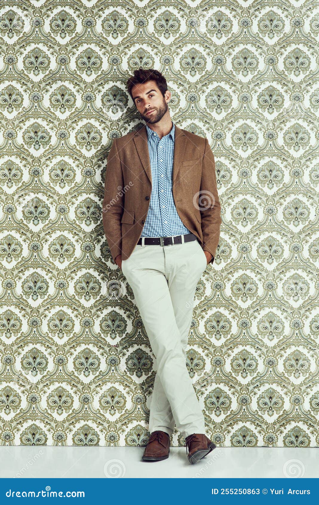 On that Style Grind. Studio Shot a Handsome and Stylishly Dressed Young ...