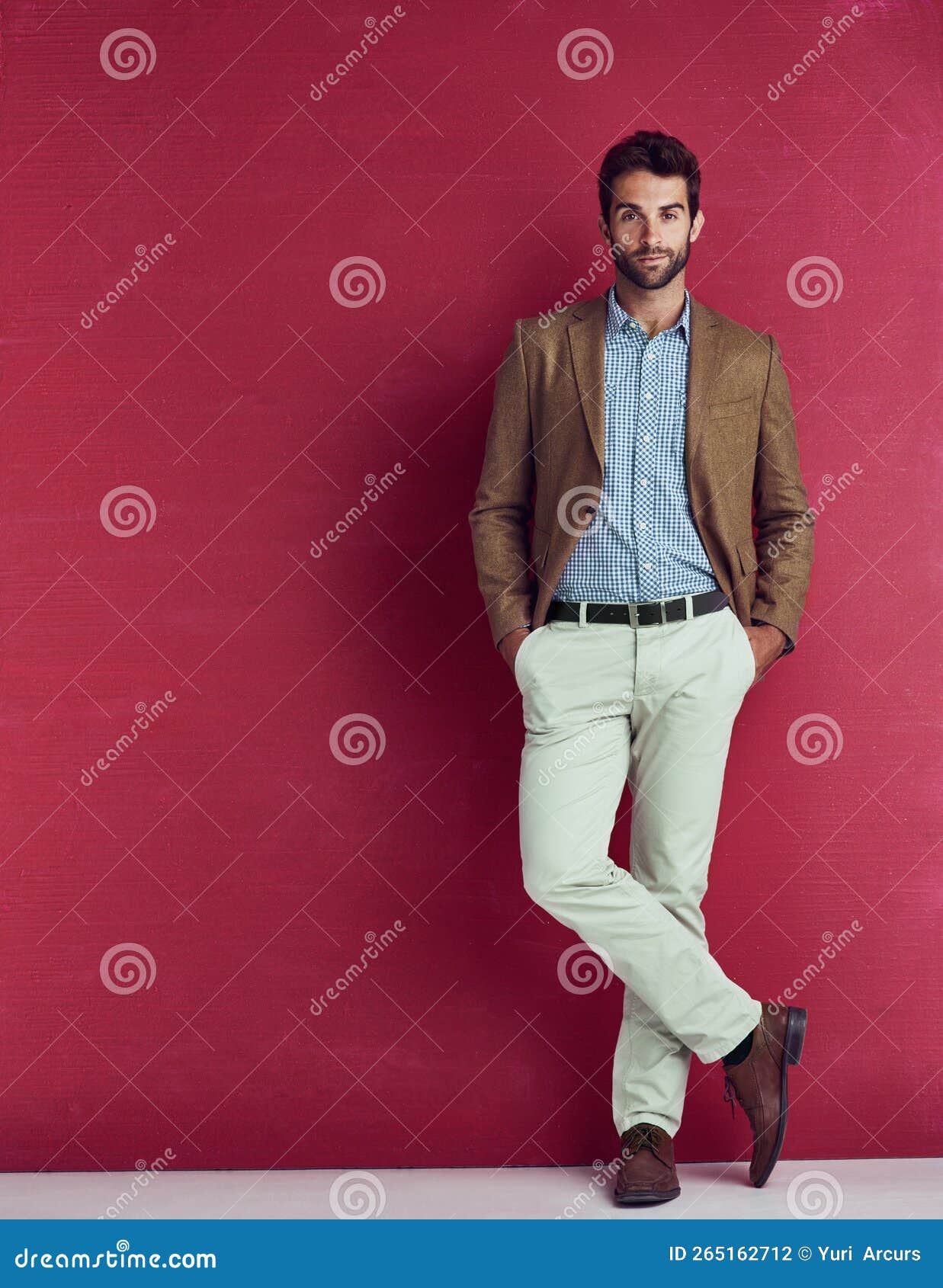 On that Style Grind. Studio Shot a Handsome and Stylishly Dressed Young ...