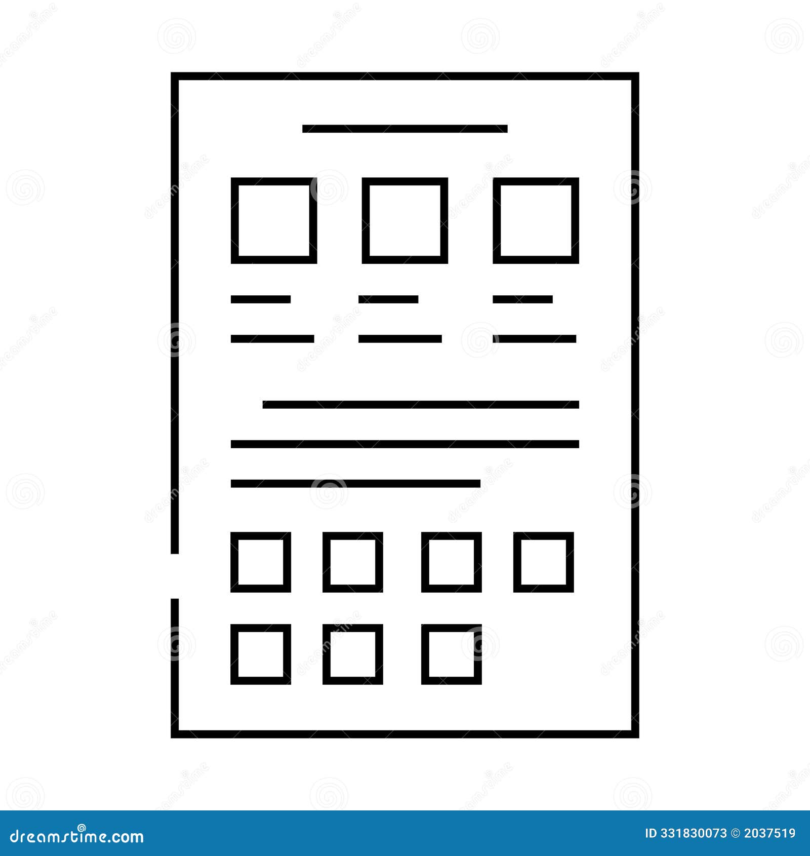 Style Guide Ux Ui Design Line Icon Vector Illustration Stock Vector - Illustration of mobile ...