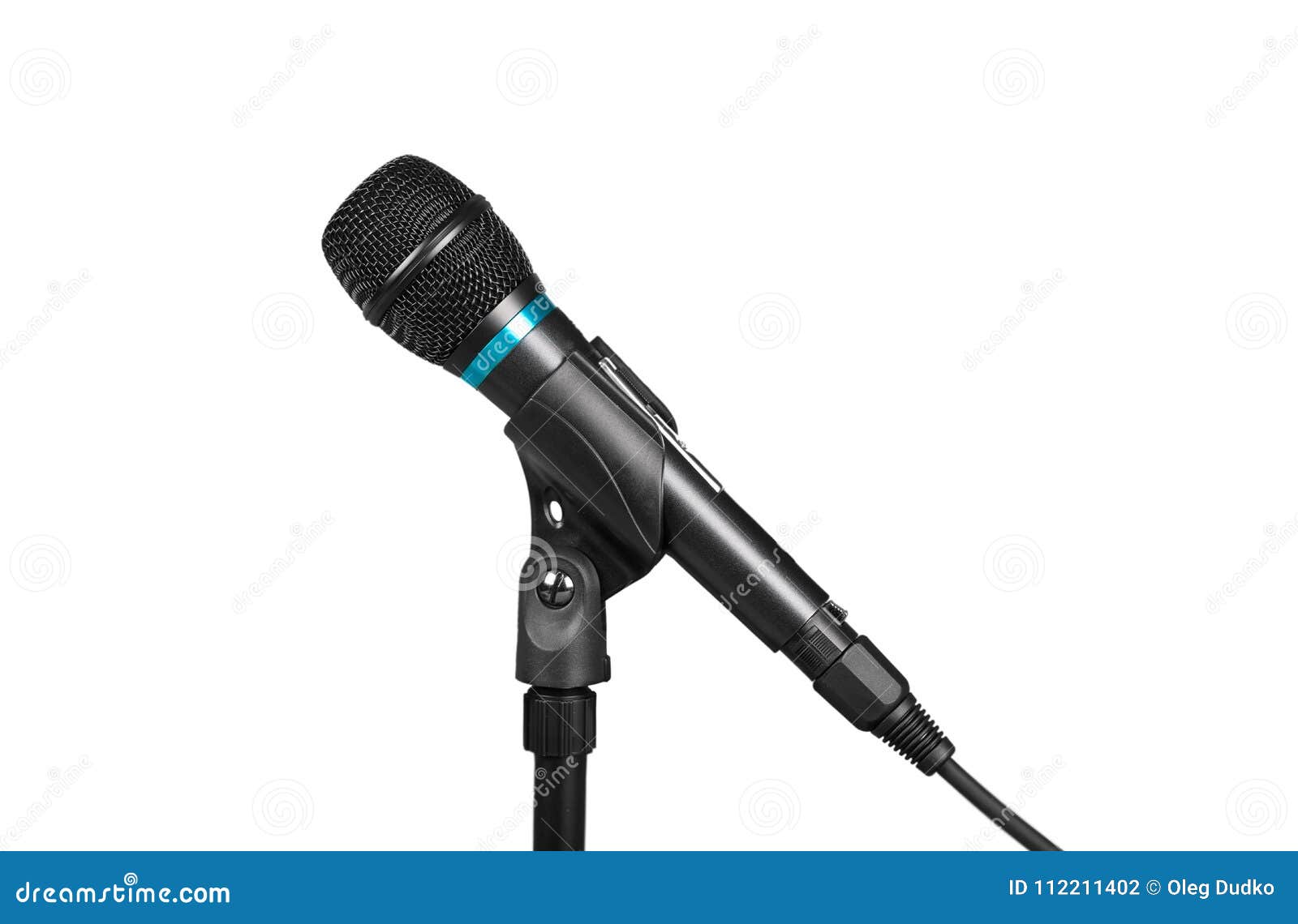 Style Microphone on White Background Stock Photo - Image of white ...