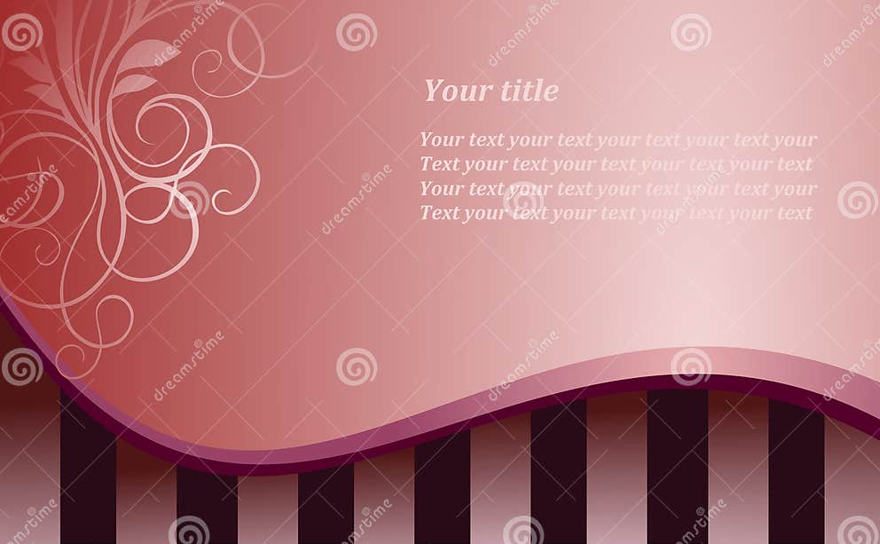 Style pink background stock vector. Illustration of poster - 8625623