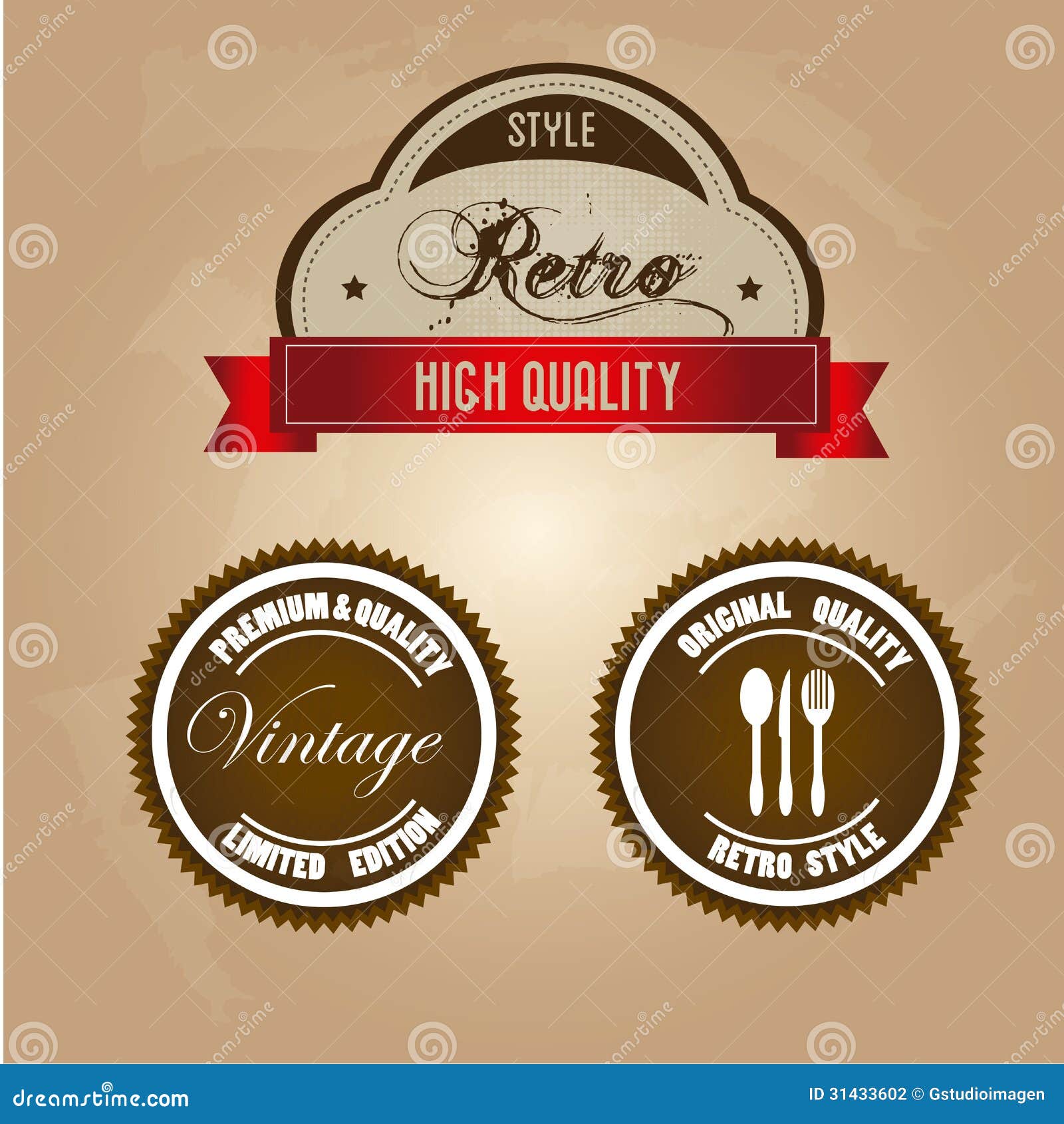 Style retro design stock vector. Illustration of food - 31433602