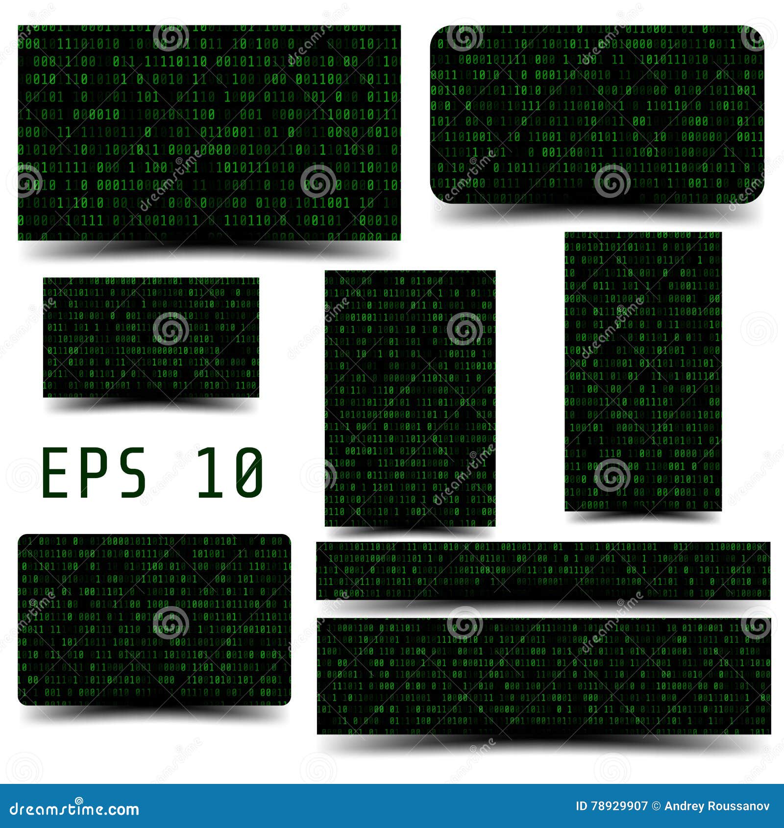 Style Set for Design Matrix. Vector Stock Vector - Illustration of ...