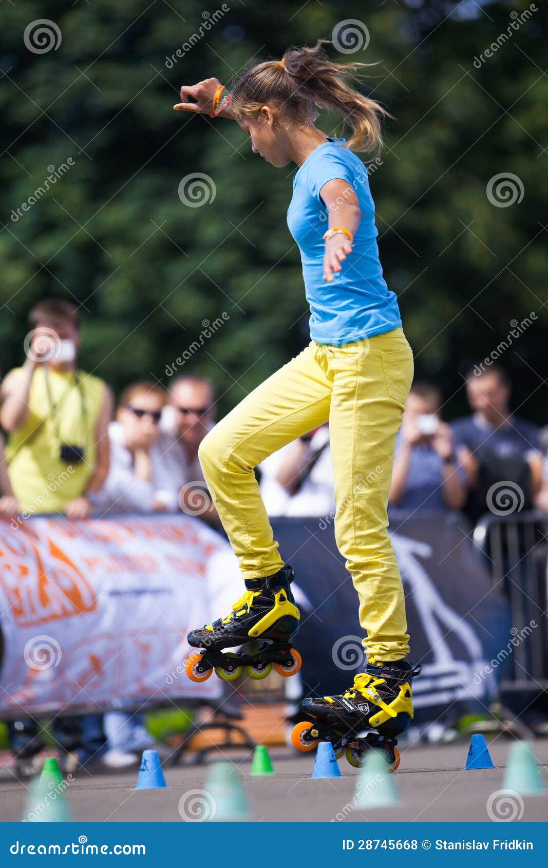 Style-slalom competition editorial stock photo. Image of leisure - 28745668