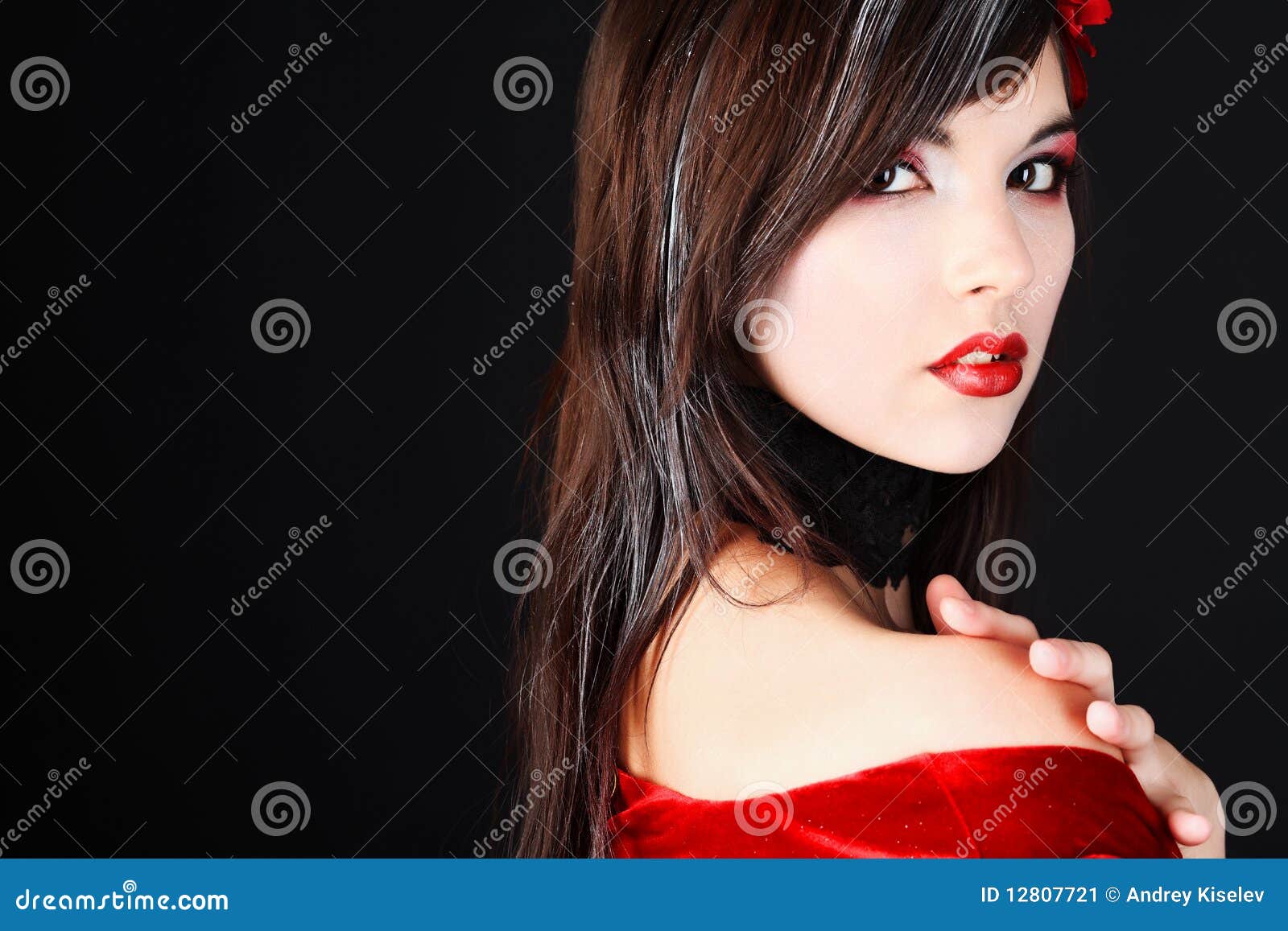 Style vamp stock image. Image of flower, europe, expressive - 12807721