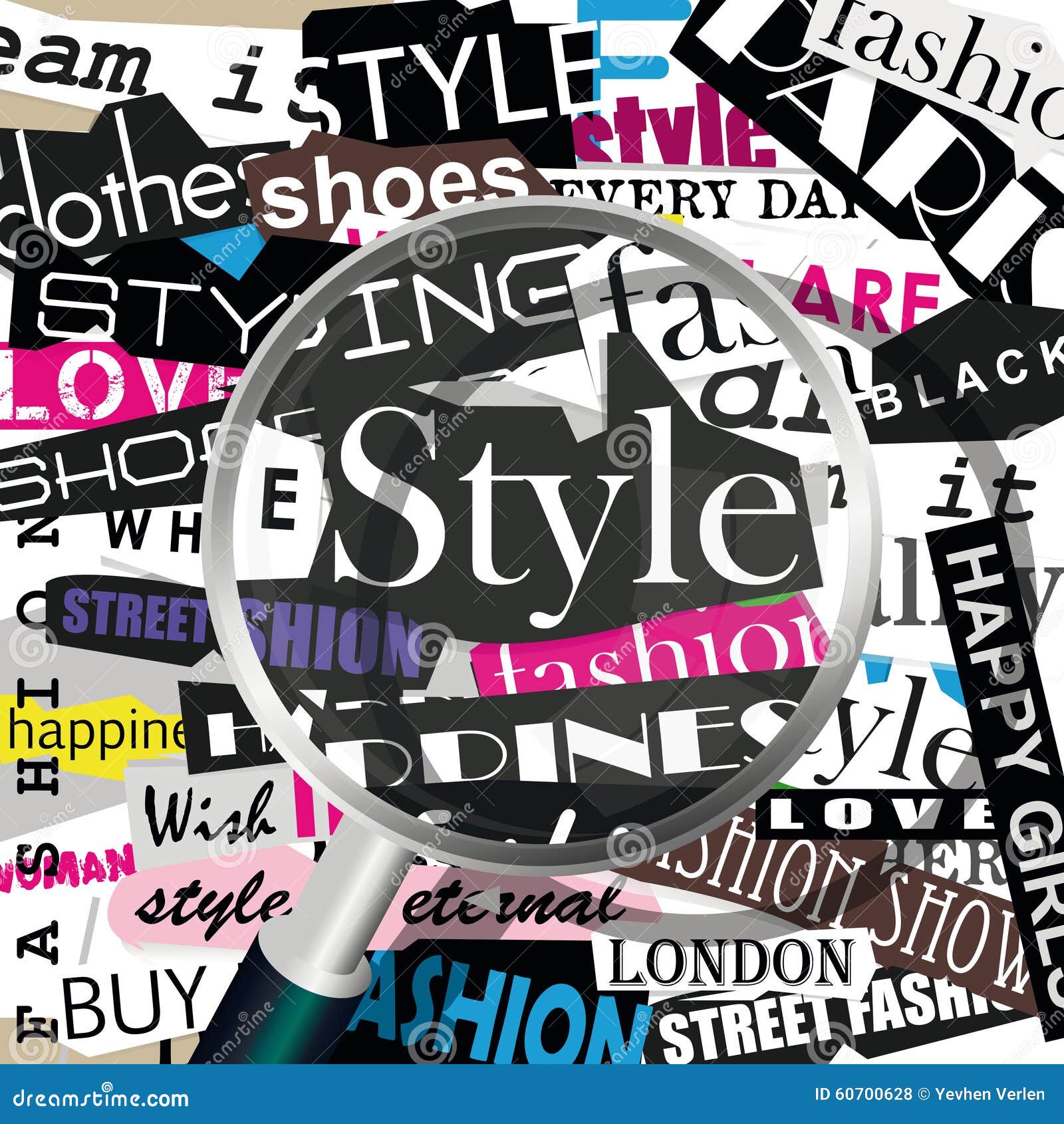 STYLE word cloud concept stock vector. Illustration of business - 60700628