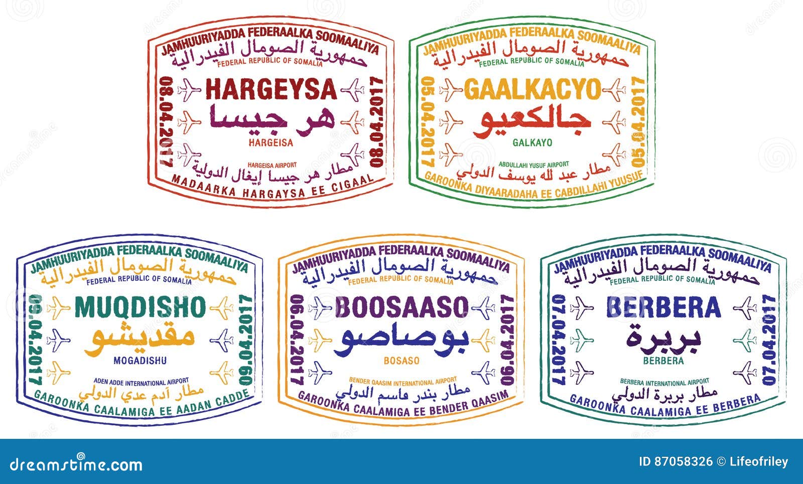 Bosaso City Federal Republic Of Somalia, Bari Region Map Vector ...