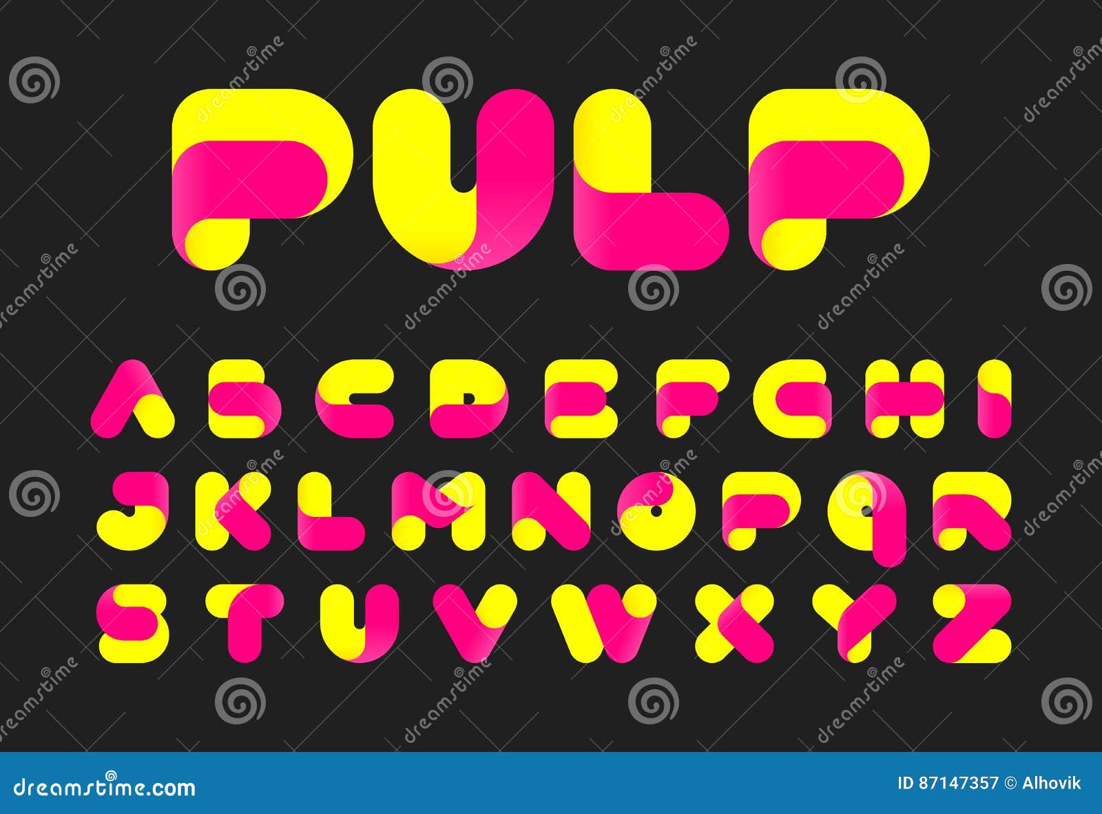 Pulp Font Stock Illustrations – 126 Pulp Font Stock Illustrations ...