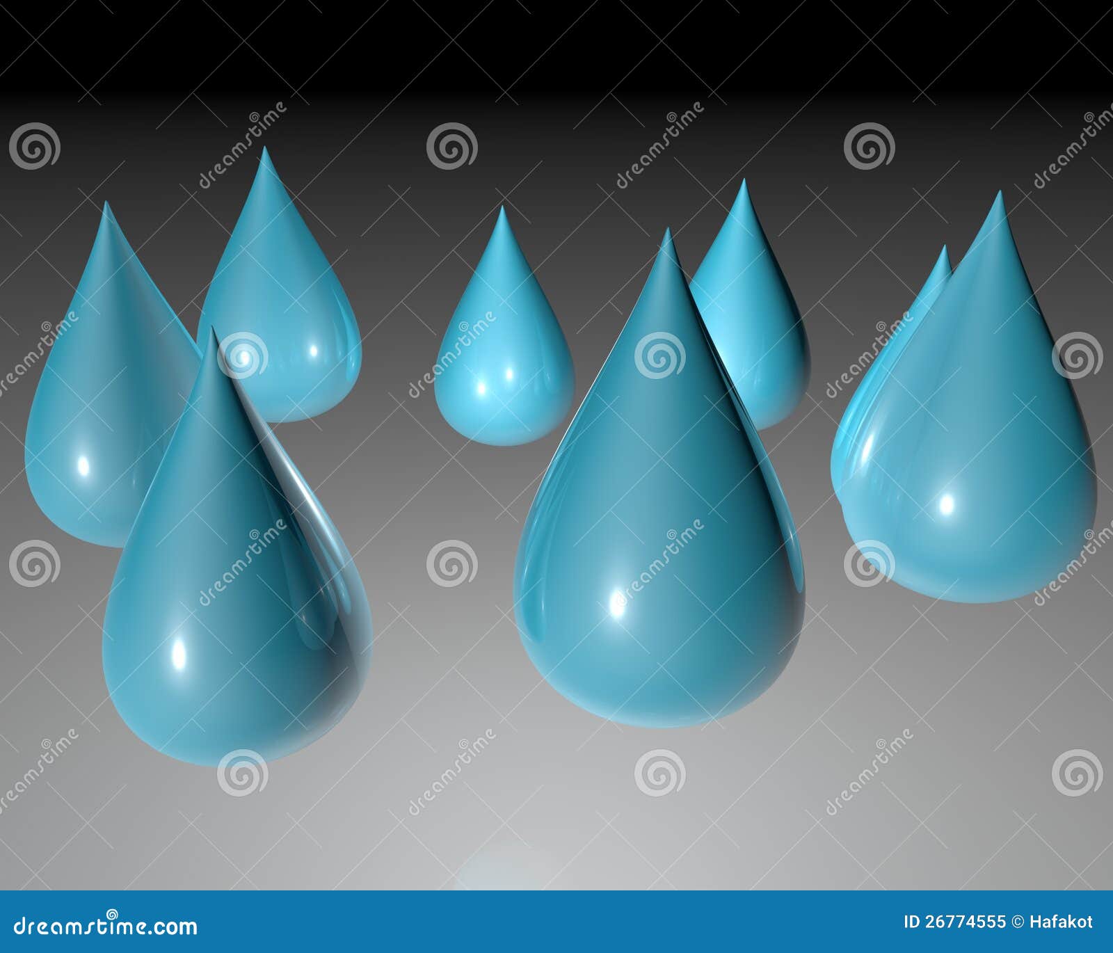 Stylised water droplets stock illustration. Illustration of resource ...