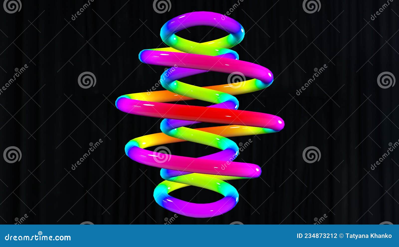 Stylish Abstract Animation. Insane Trippy Psychedelic VJ Loop. 4K Video ...