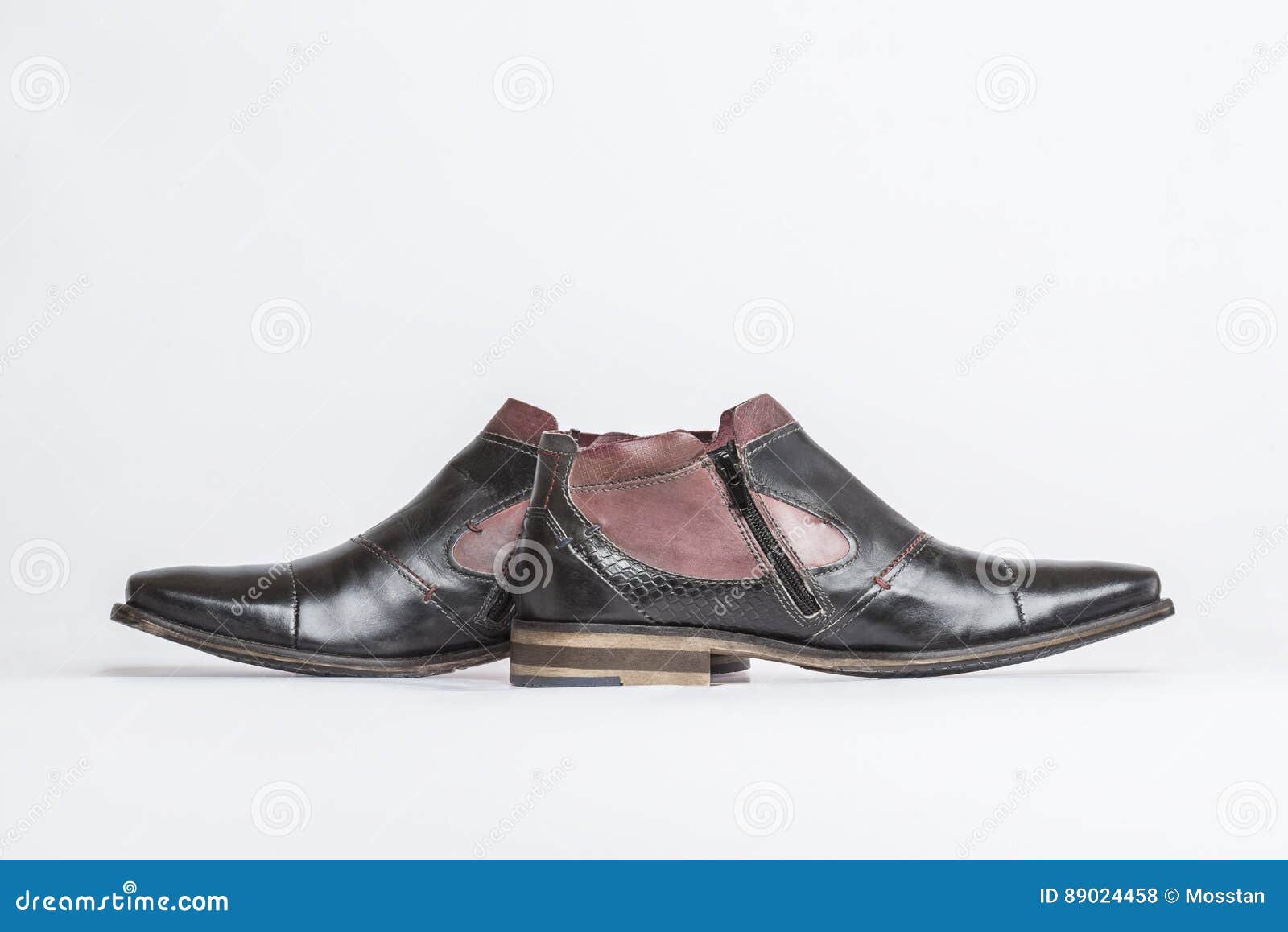 Stylish ankle boots stock photo. Image of model, shoes - 89024458