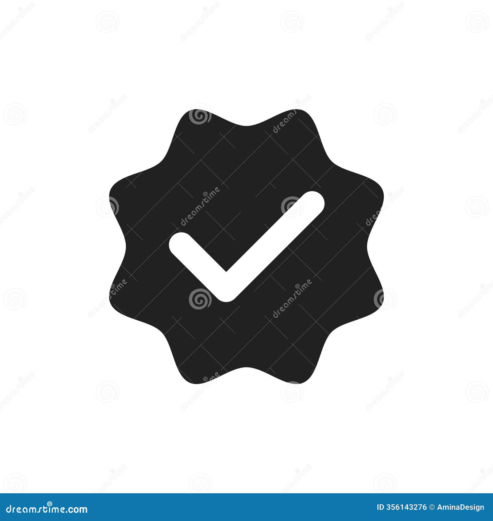 A Stylish and Attractive Checkmark Icon Designed for Approval and ...