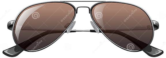Stylish Aviator Glasses Vector Stock Vector - Illustration of drawing ...