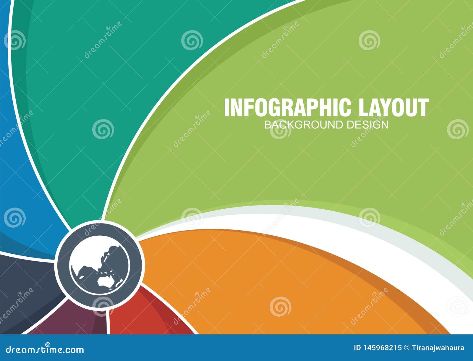 Stylish Background for Infographic or Work-flow Template Stock Vector ...