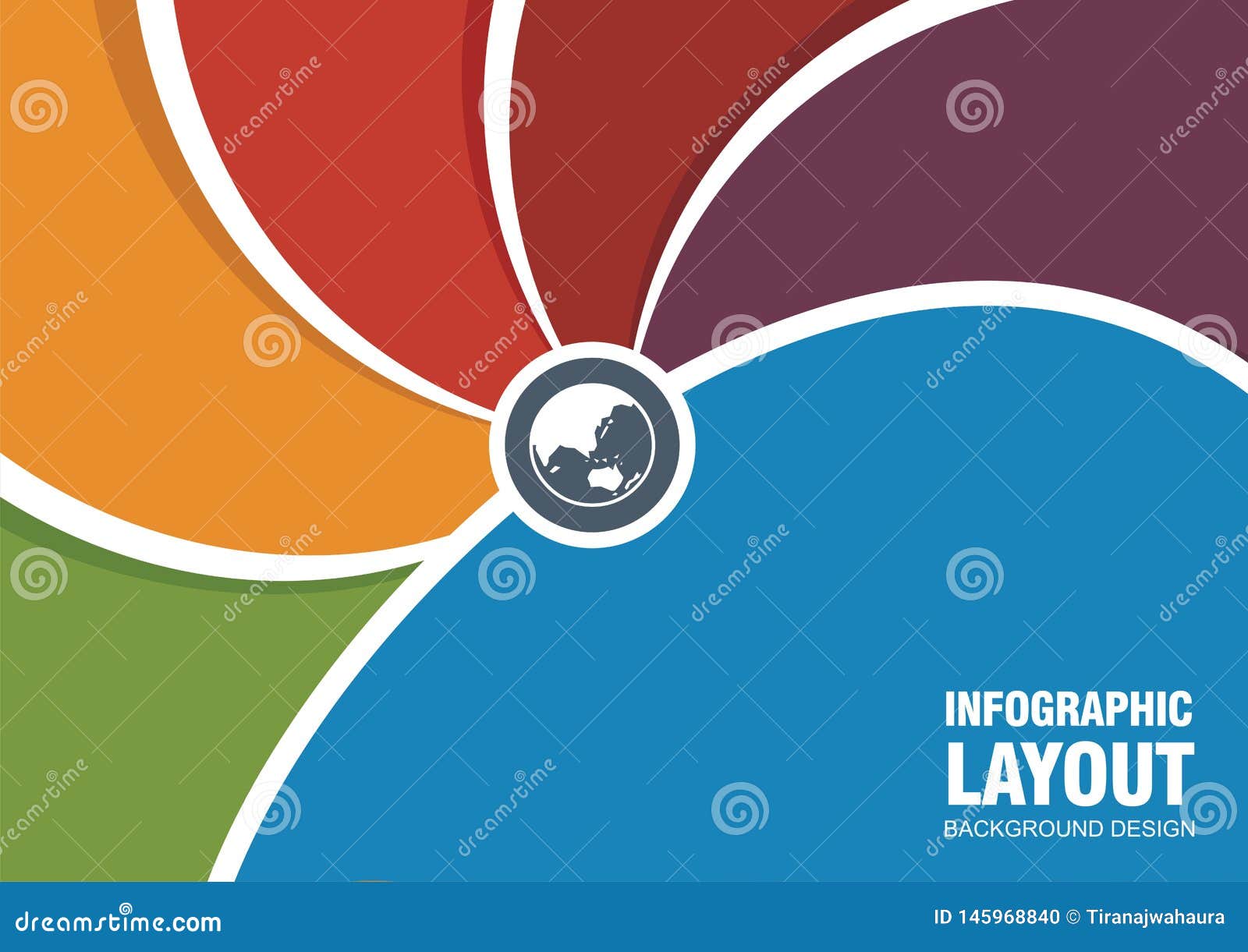 Stylish Background for Infographic or Work-flow Template Stock Vector ...