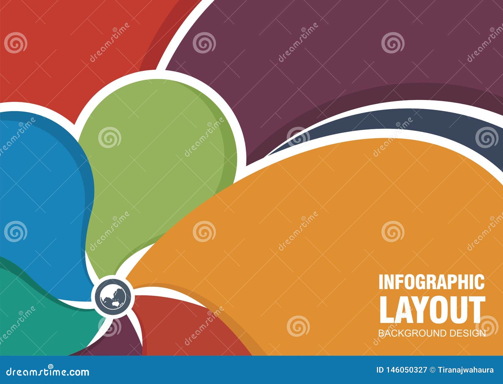 Stylish Background for Infographic or Work-flow Template Stock Vector ...