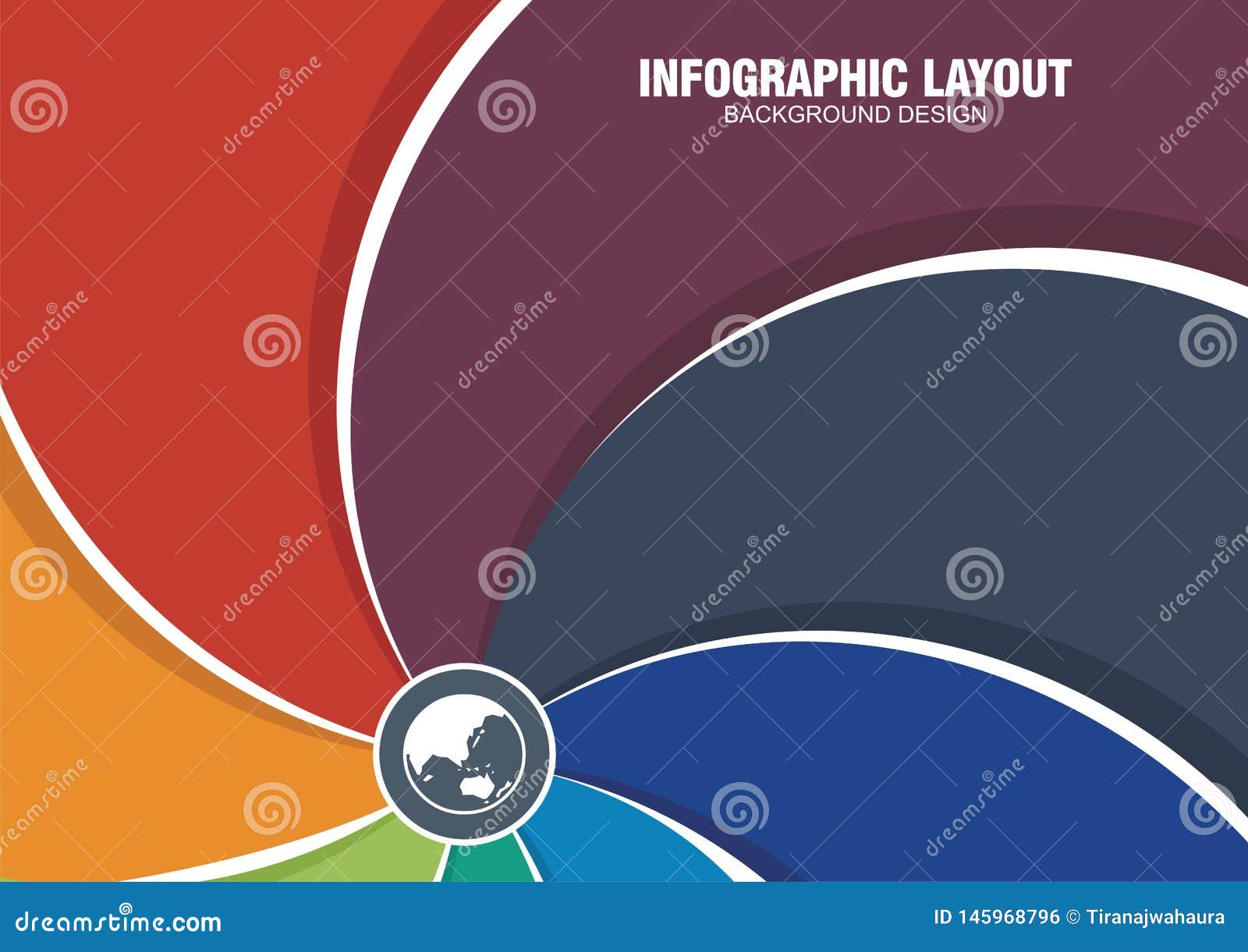 Stylish Background for Infographic or Work-flow Template Stock Vector ...