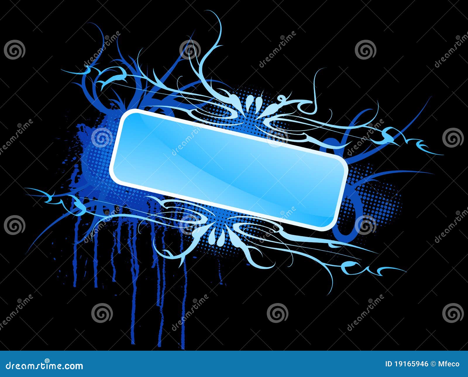 Stylish banner stock vector. Illustration of frame, design - 19165946