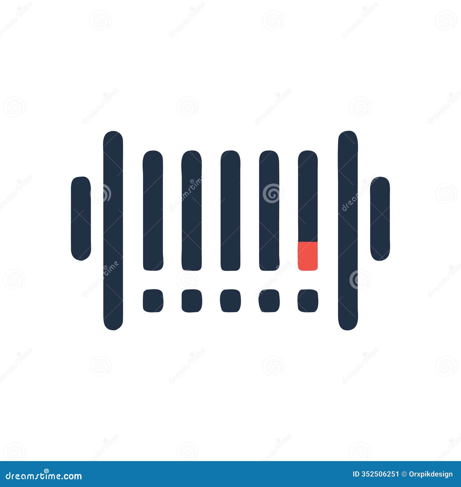 Stylish Barcode Typeface Font. Stripped Letters Of Barcode Scanning ...