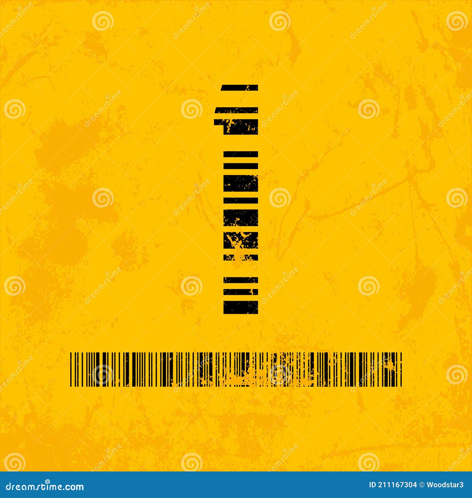 Stylish Barcode Typeface Font. Stripped Letters Of Barcode Scanning ...