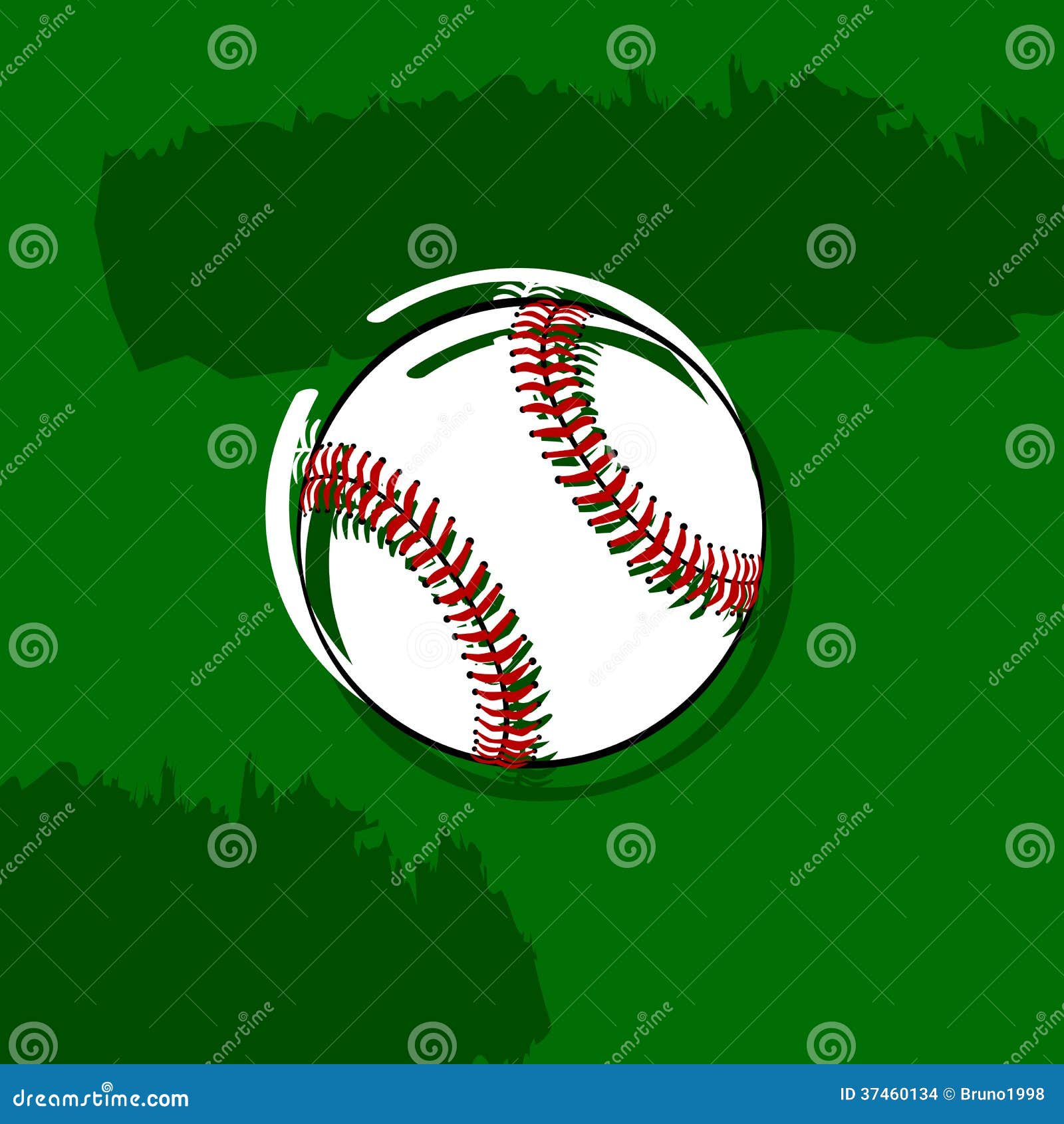 Stylized Baseball Hitter Isolated Cartoon Vector | CartoonDealer.com ...