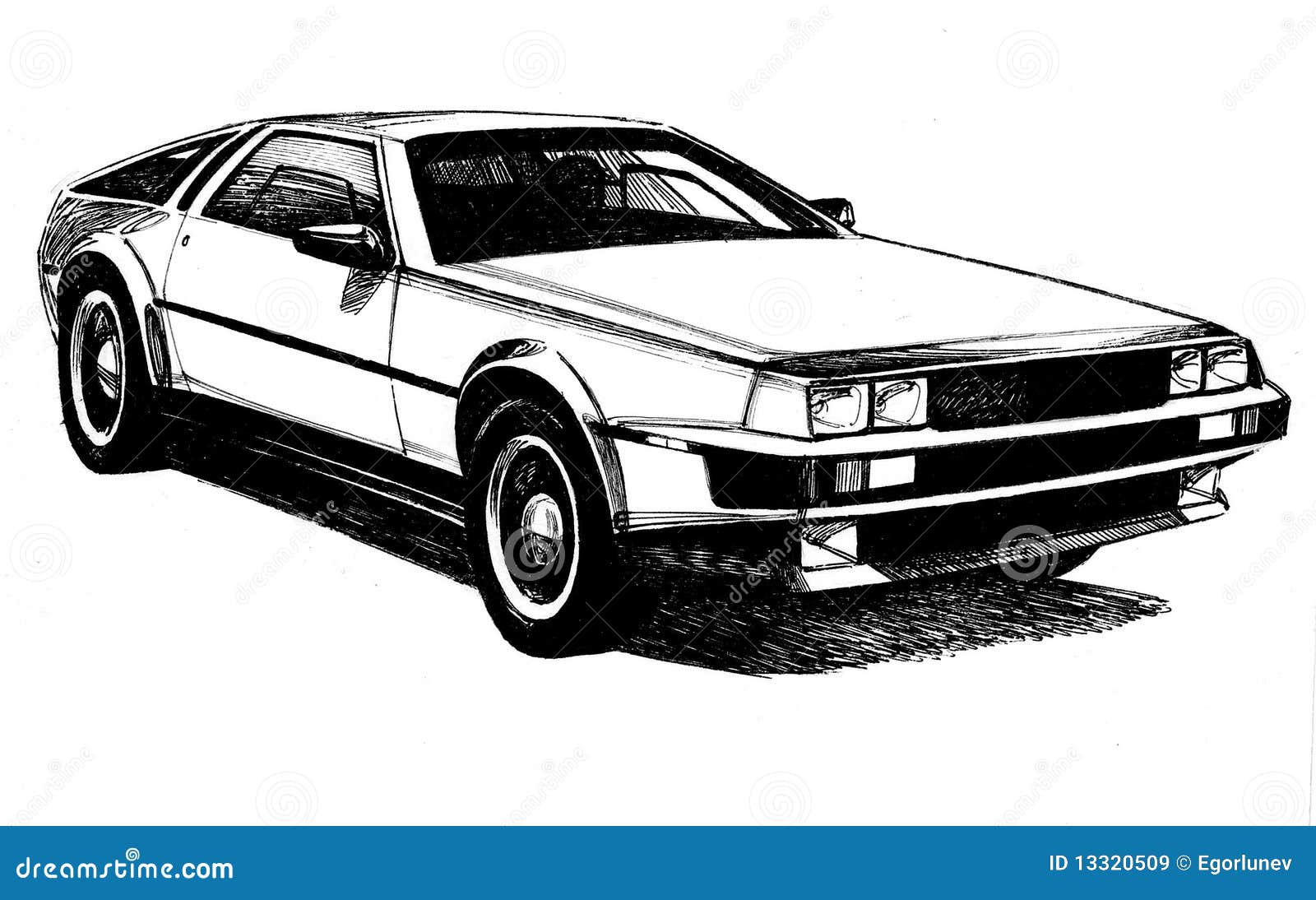 Stylish beautiful car stock illustration. Illustration of traffic ...