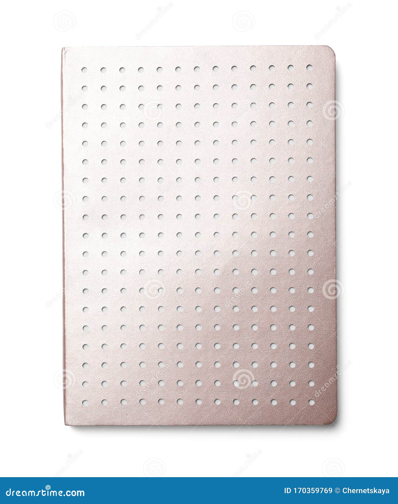 Stylish Beige Notebook Isolated on White Stock Image - Image of office ...