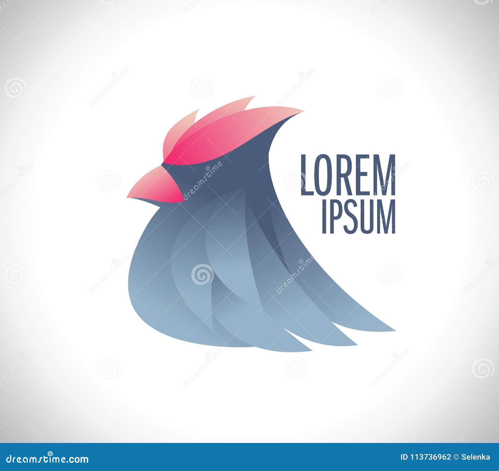 Stylish bird logo stock vector. Illustration of bird - 113736962