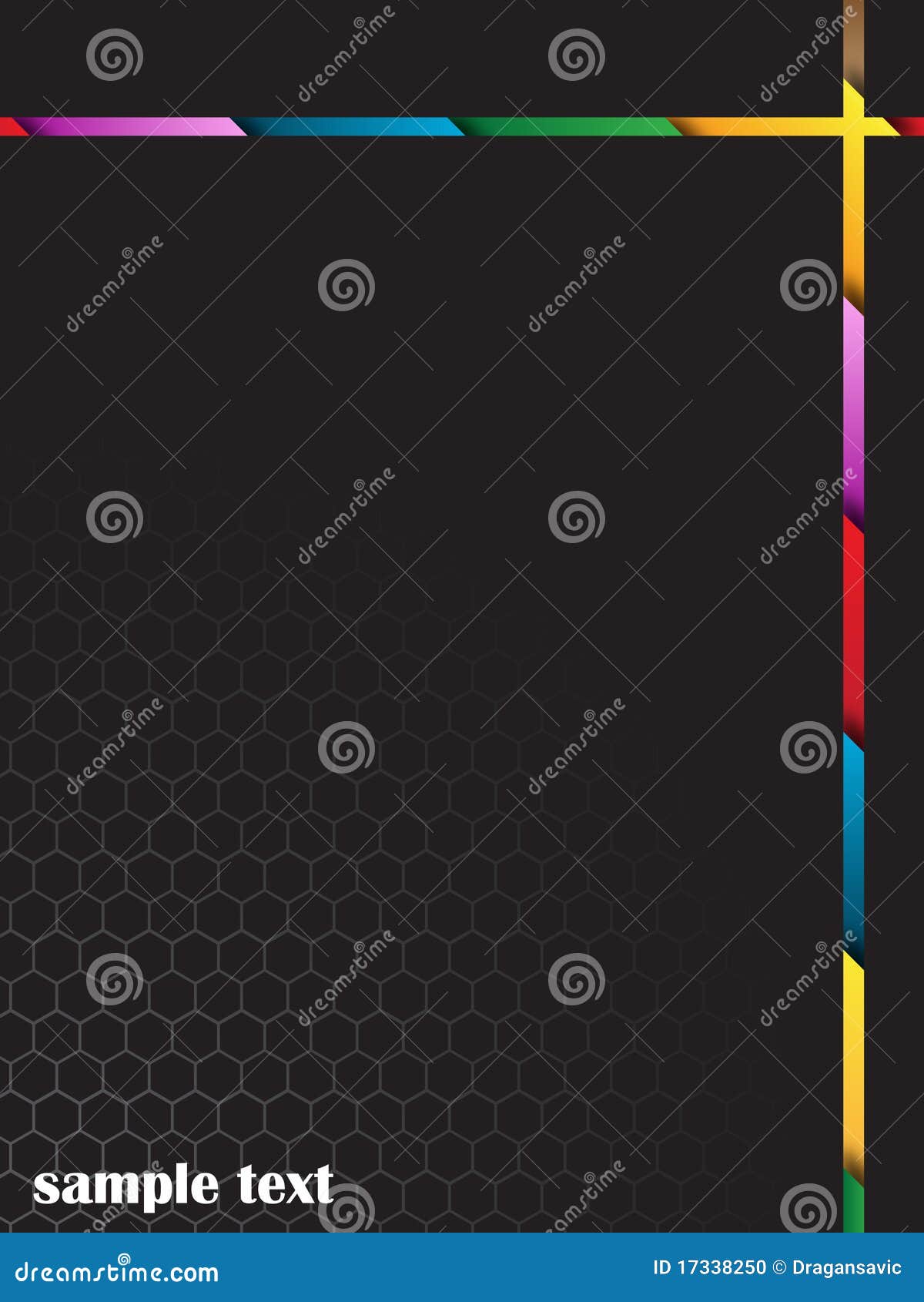 Stylish Black Abstract Composition Stock Vector - Illustration of ...