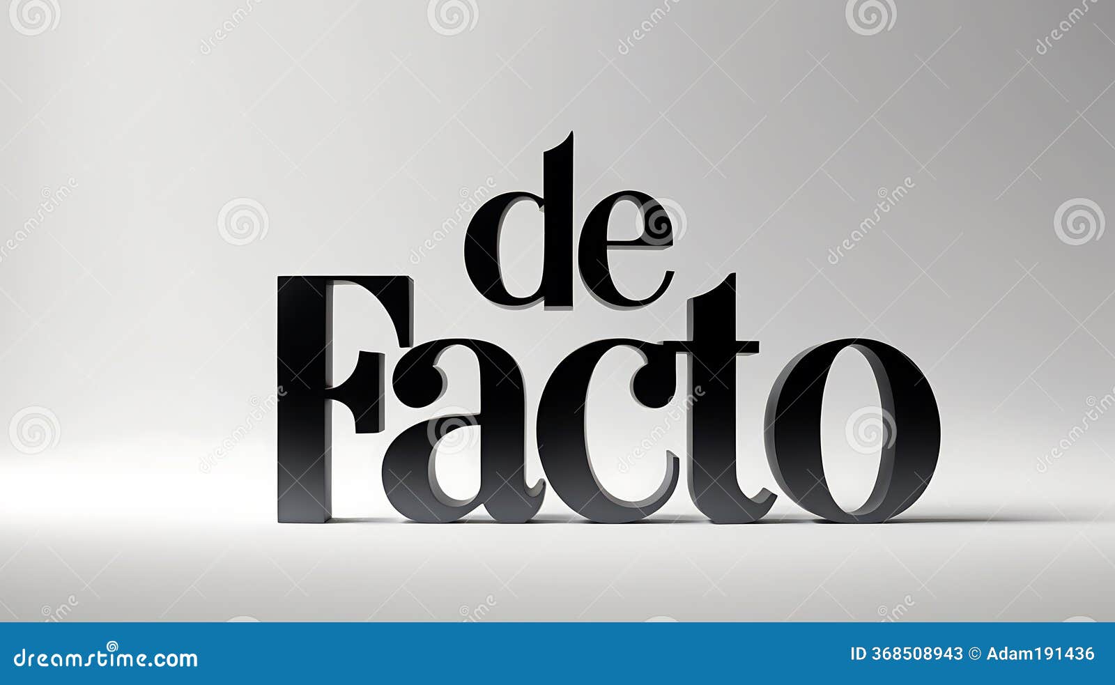 Words DE FACTO RIGHTS Composed Of Wooden Letters. Small Paper House In ...