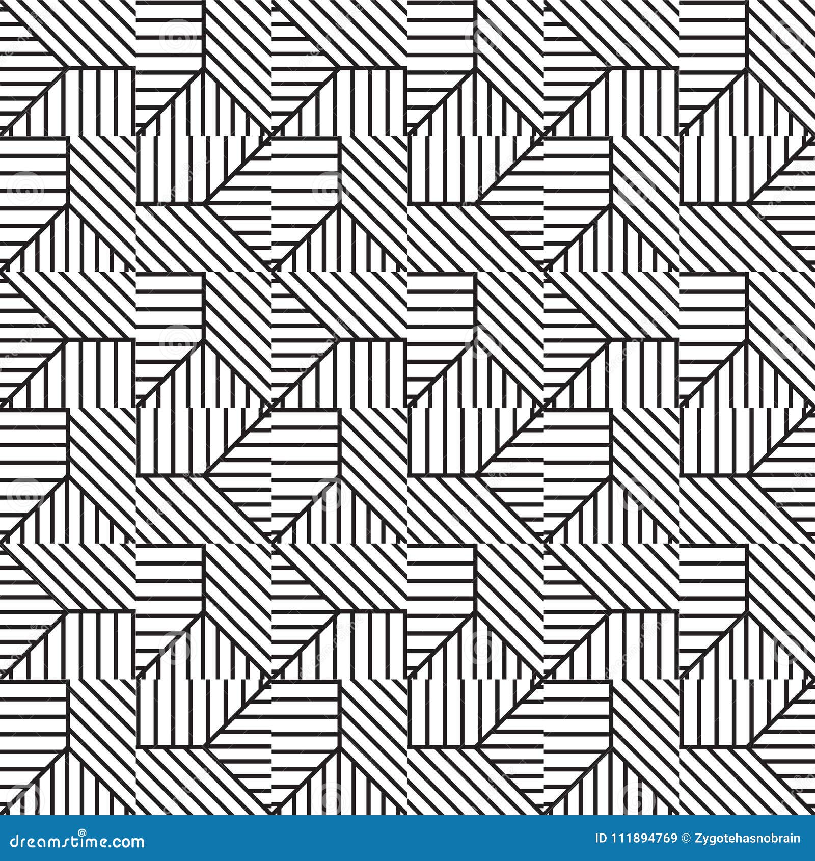 Stylish Black and White Geometric Graphic Pattern Stock Vector ...