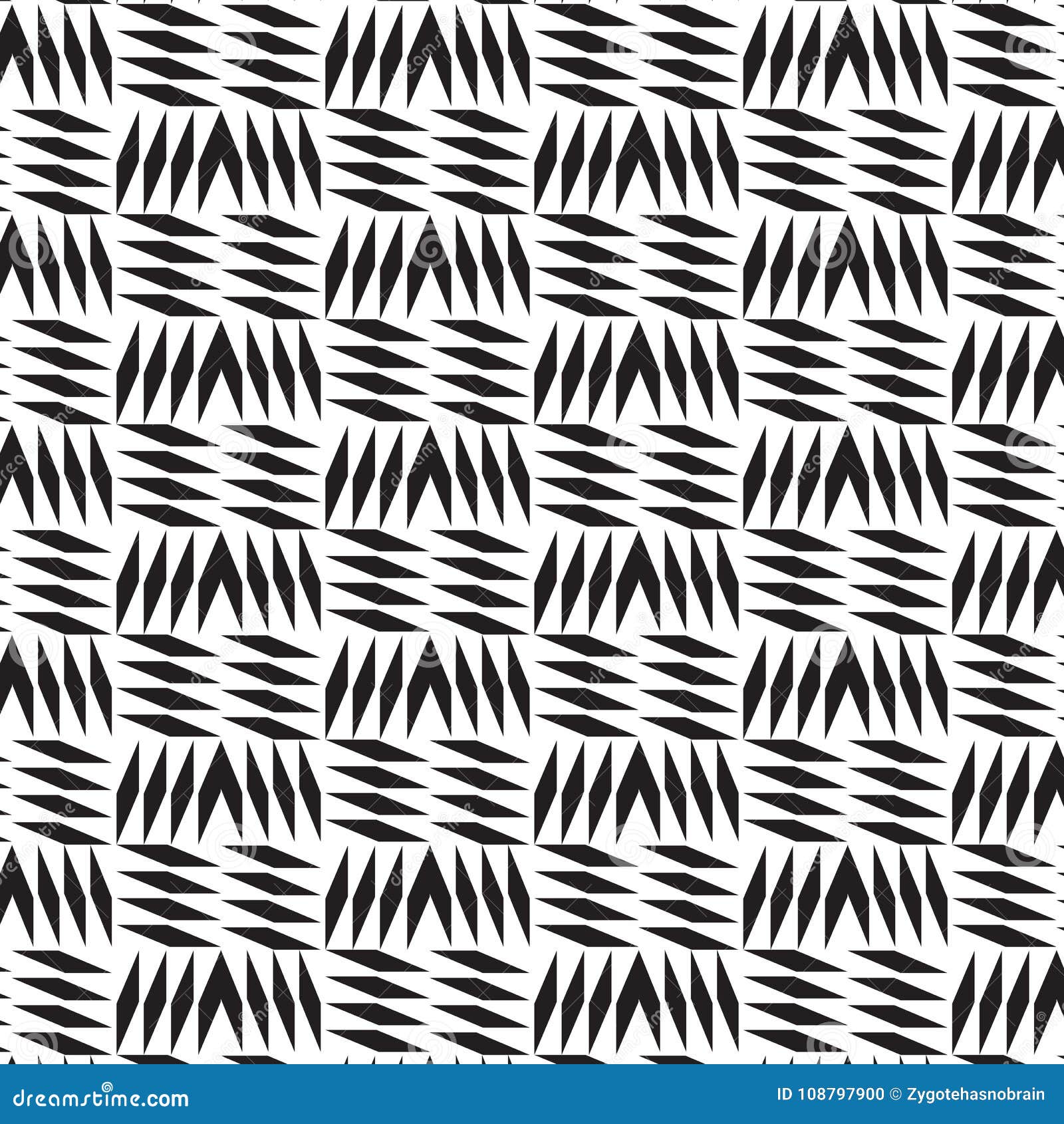 Stylish Black and White Geometric Graphic Pattern Stock Vector ...