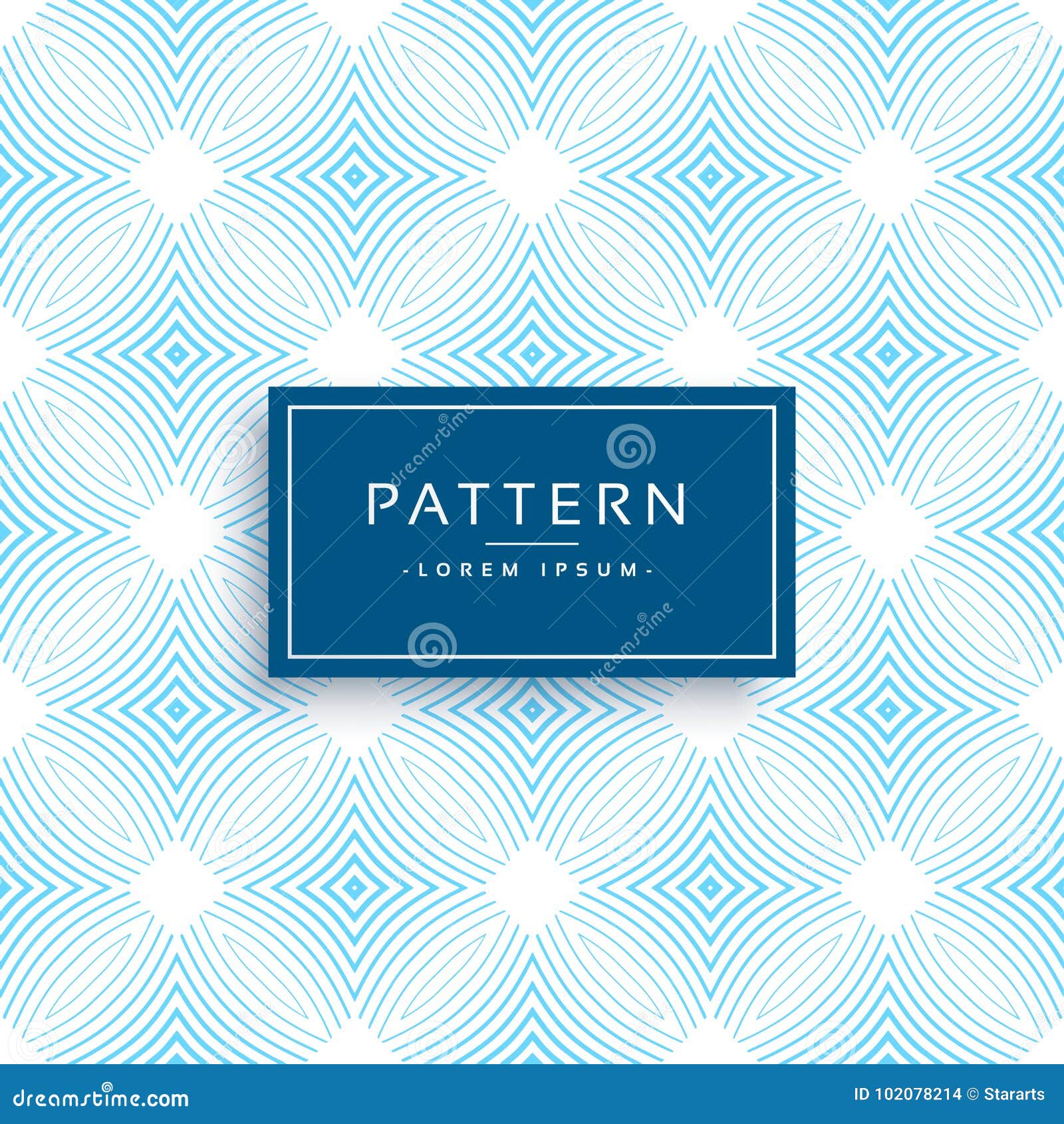 Stylish Blue Line Pattern Texture Background Stock Vector ...