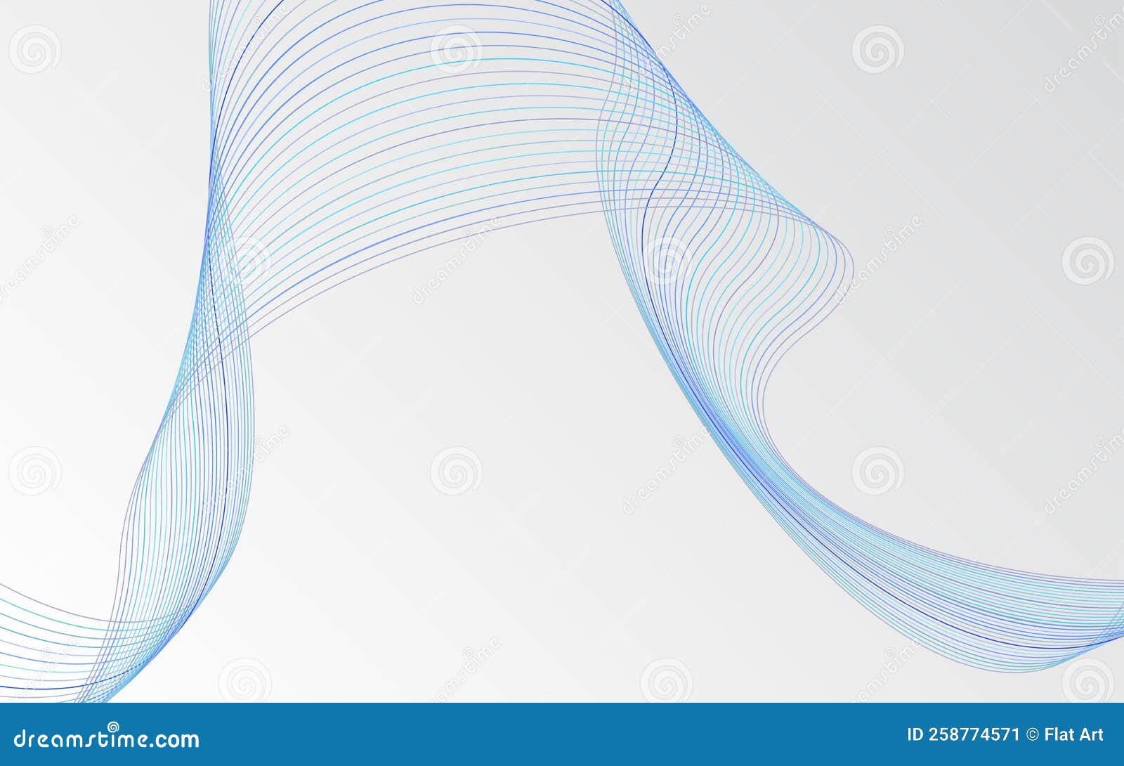 Stylish Blue Wavy Lines Abstract Background Design Stock Vector ...