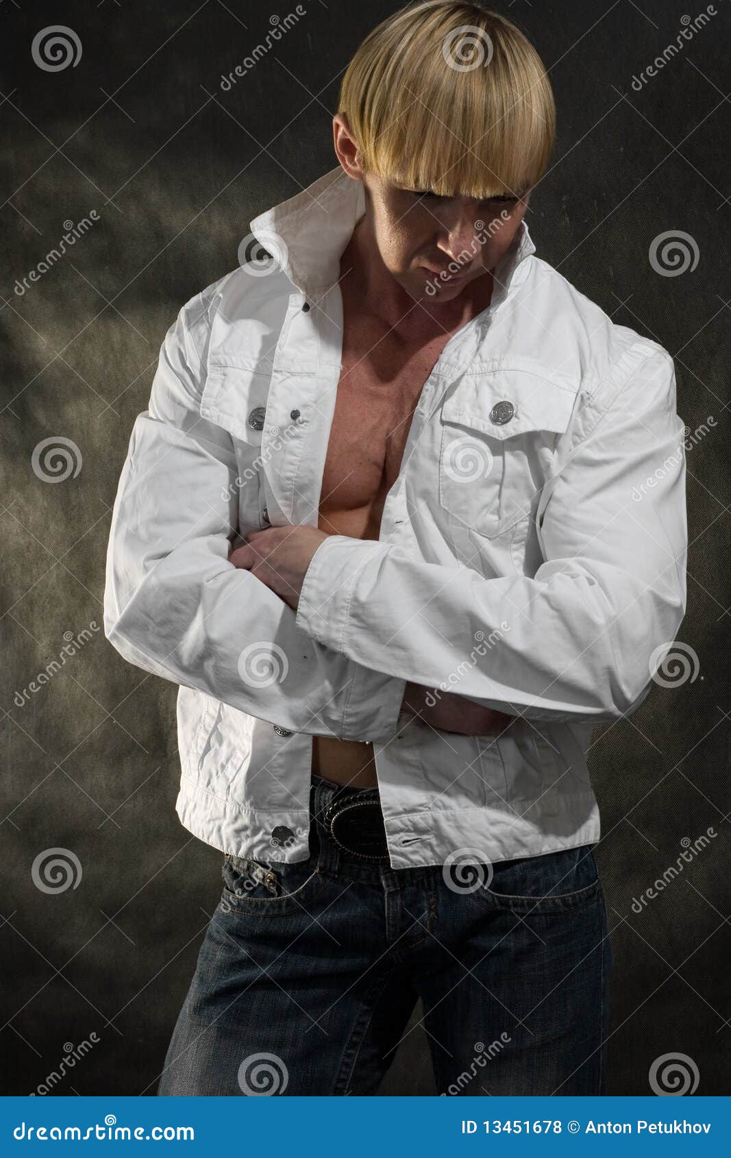 Stylish Bodybuilder stock photo. Image of male, standing - 13451678