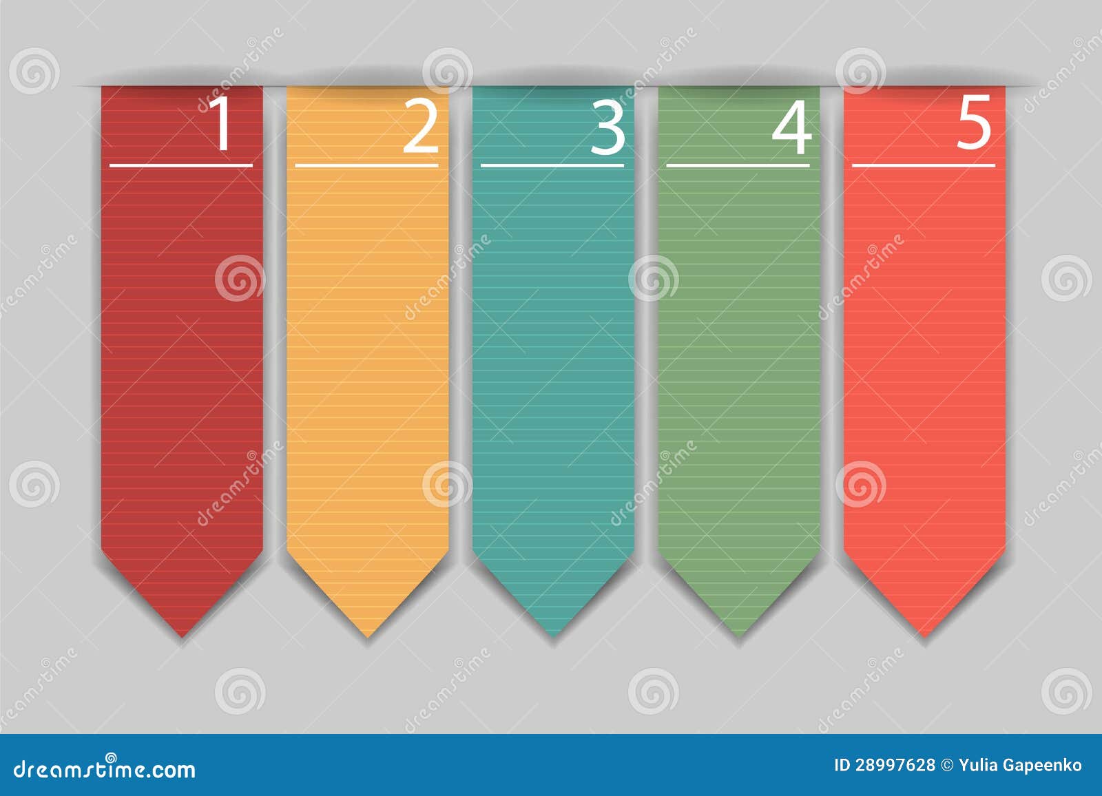 Stylish bookmarks. Vector stock vector. Illustration of icons - 28997628