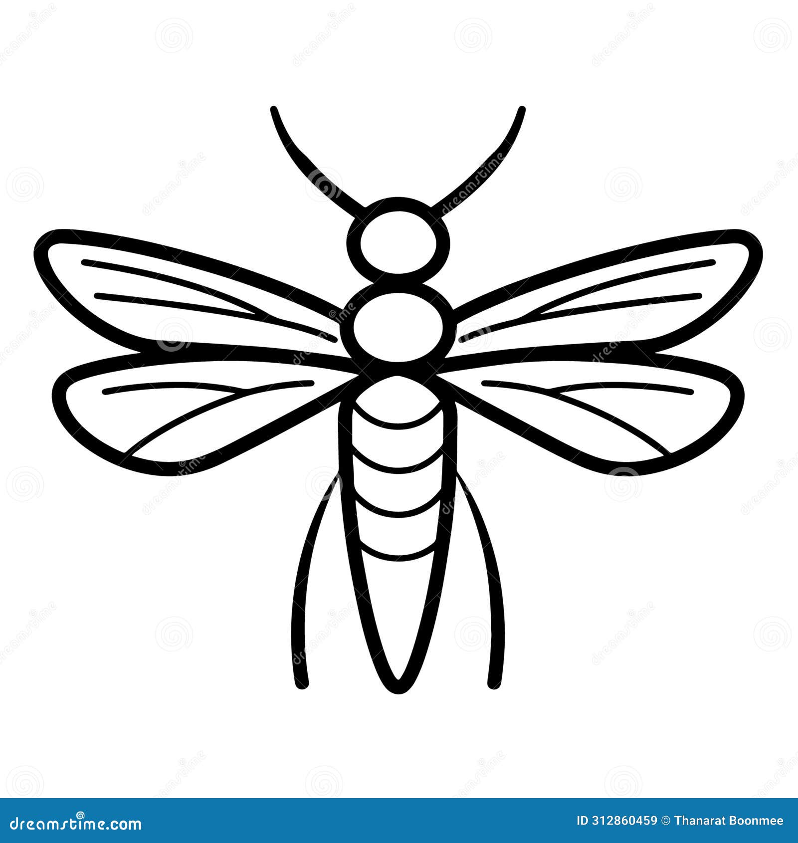 Stylish Bug Outline Icon in Vector Format for Insect-themed Designs ...