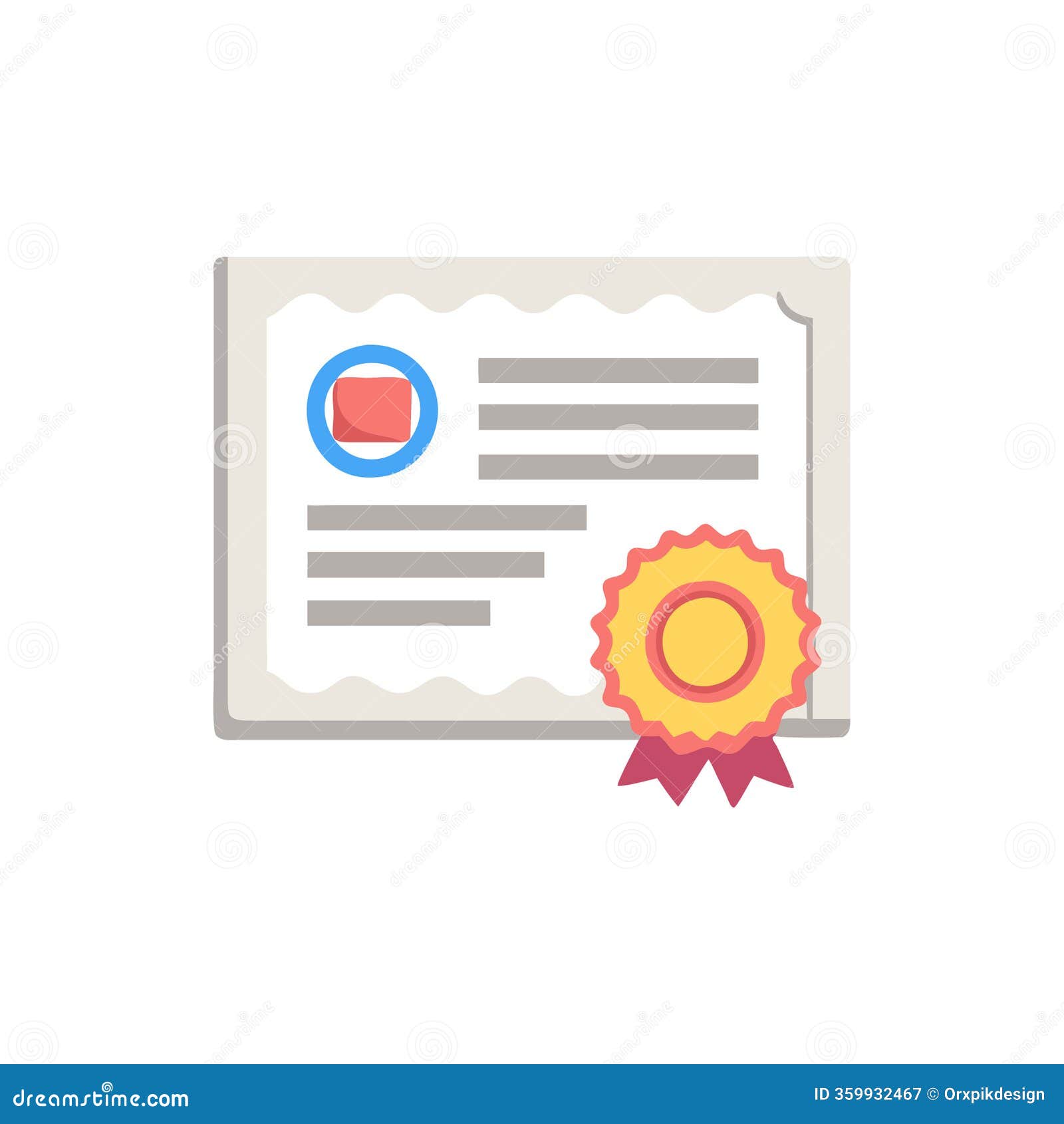 Stylish Certificate Design Template With Minimal Poly Shapes Vector Illustration | CartoonDealer ...