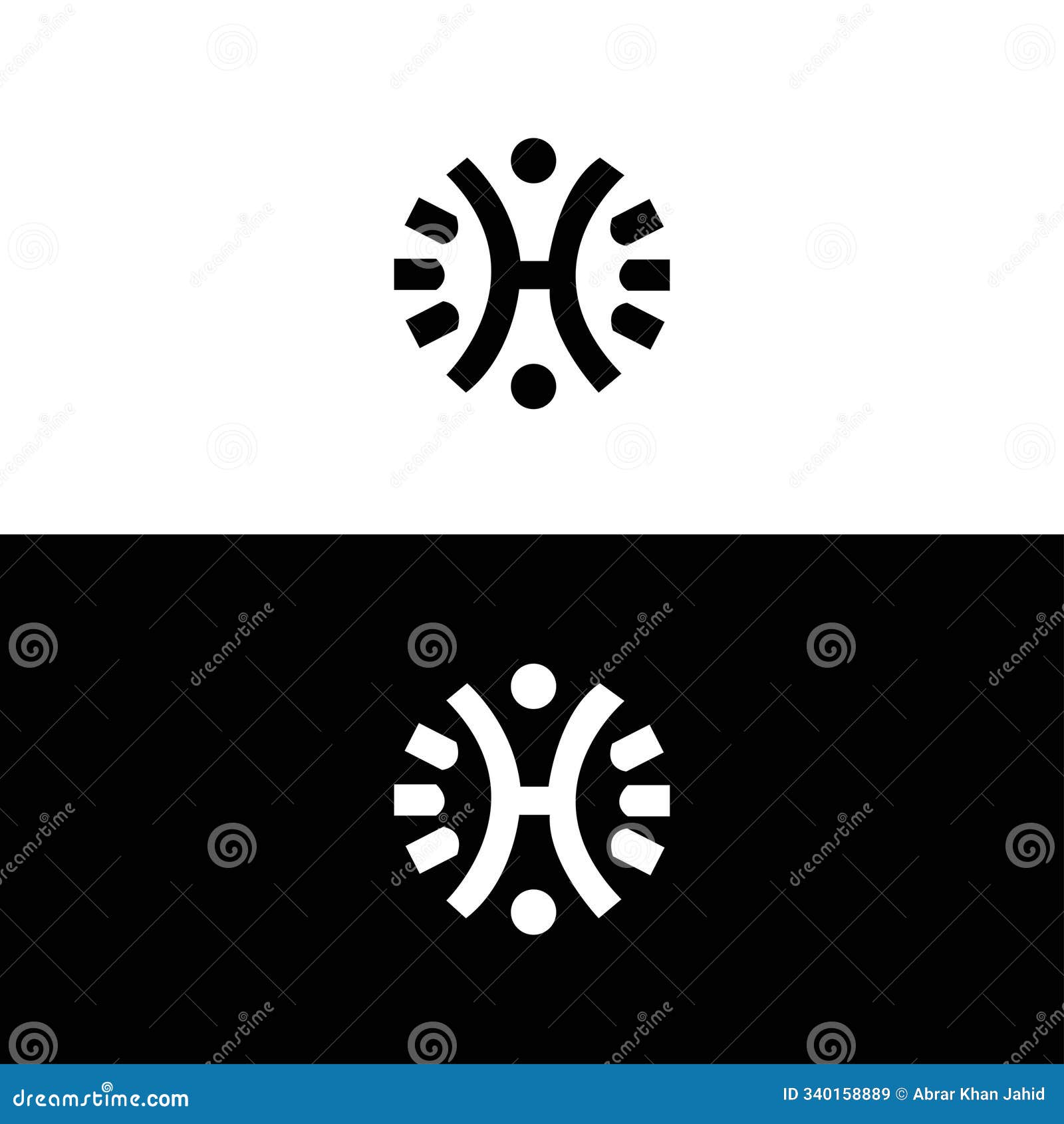 Stylish Circle Frame With Flowers And Butterflies Vector Illustration ...