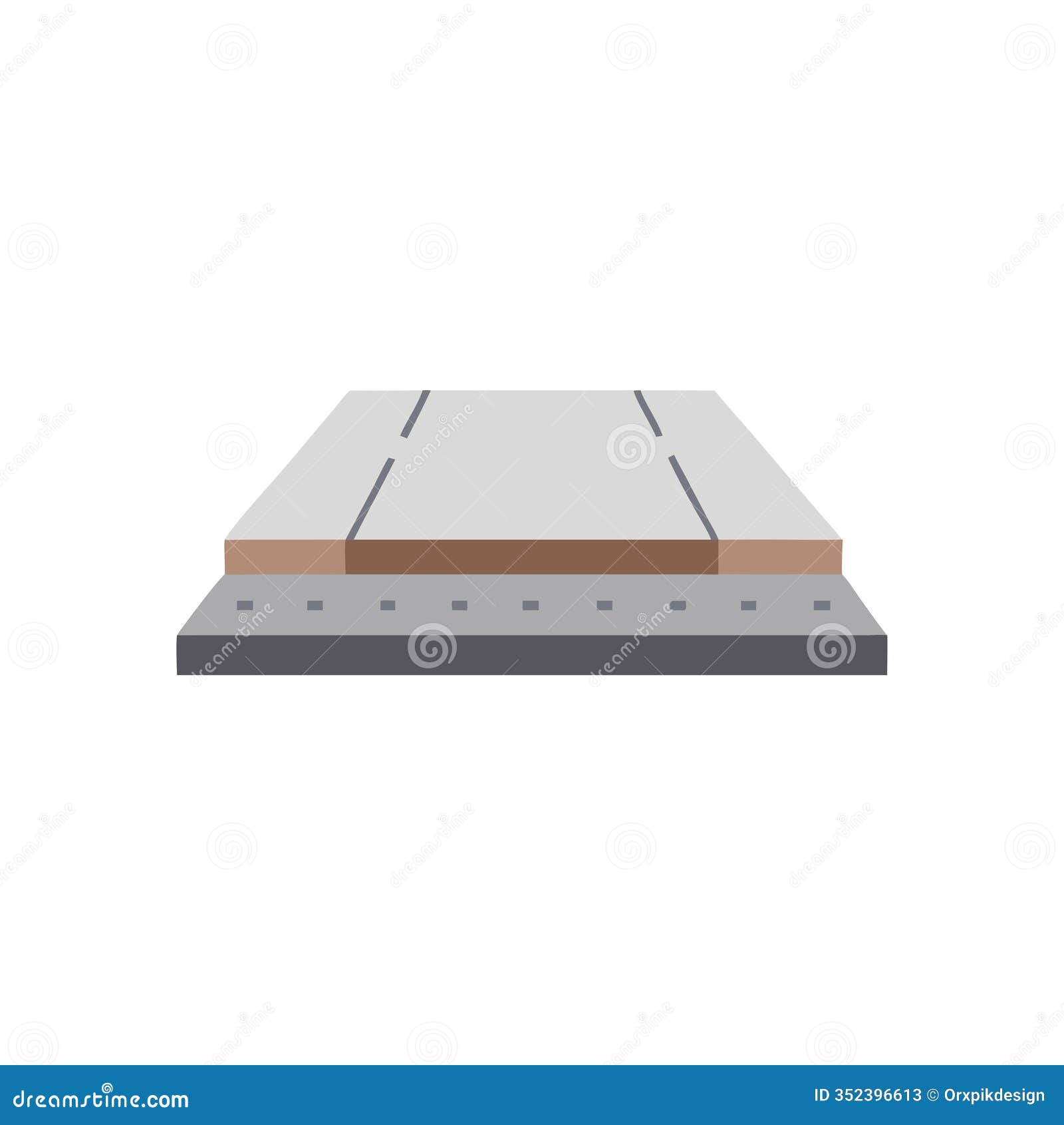 Concrete Slab Icons Cartoon Vector | CartoonDealer.com #69548693