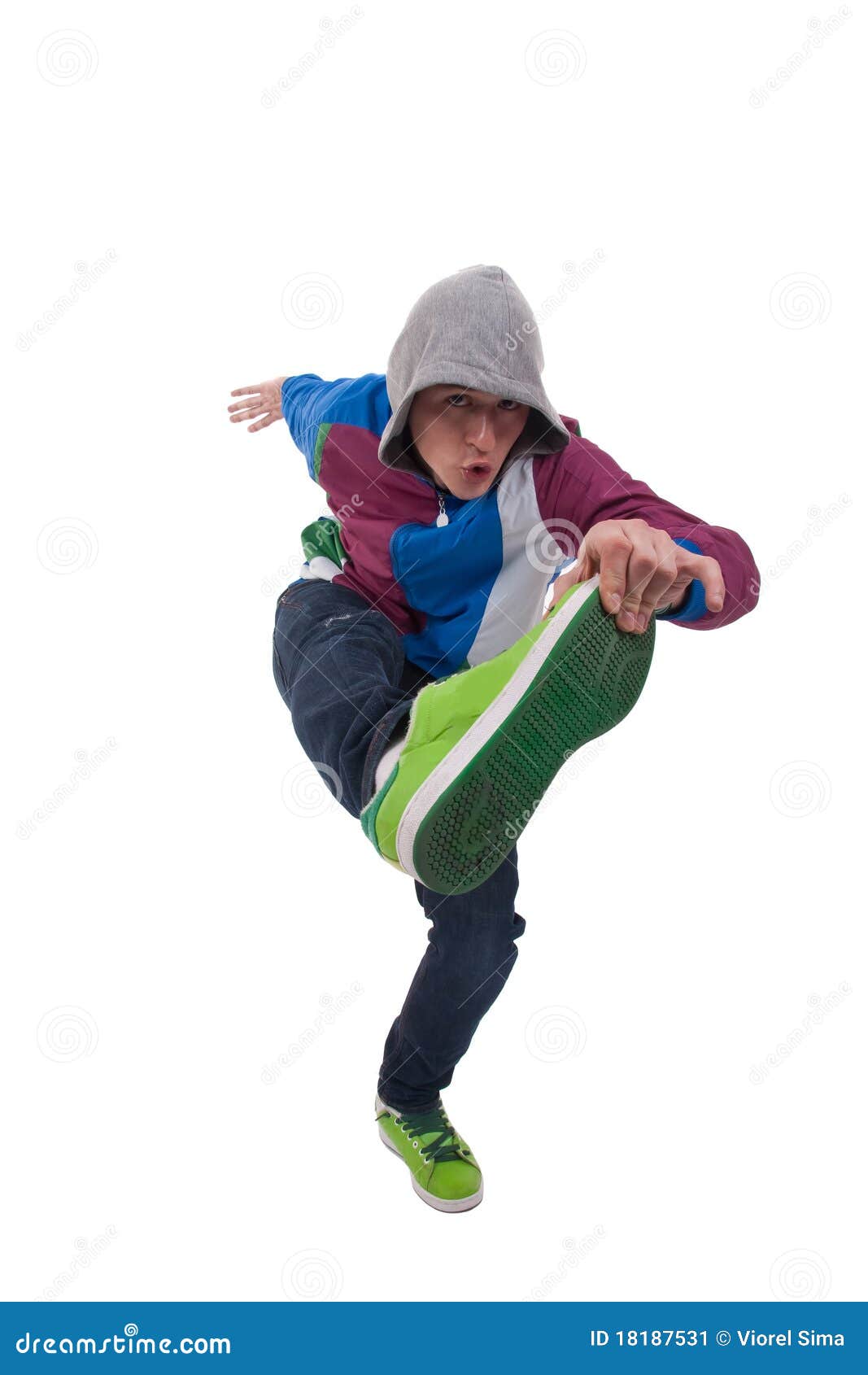 Stylish and Cool Breakdance Style Dancer Stock Image - Image of action ...