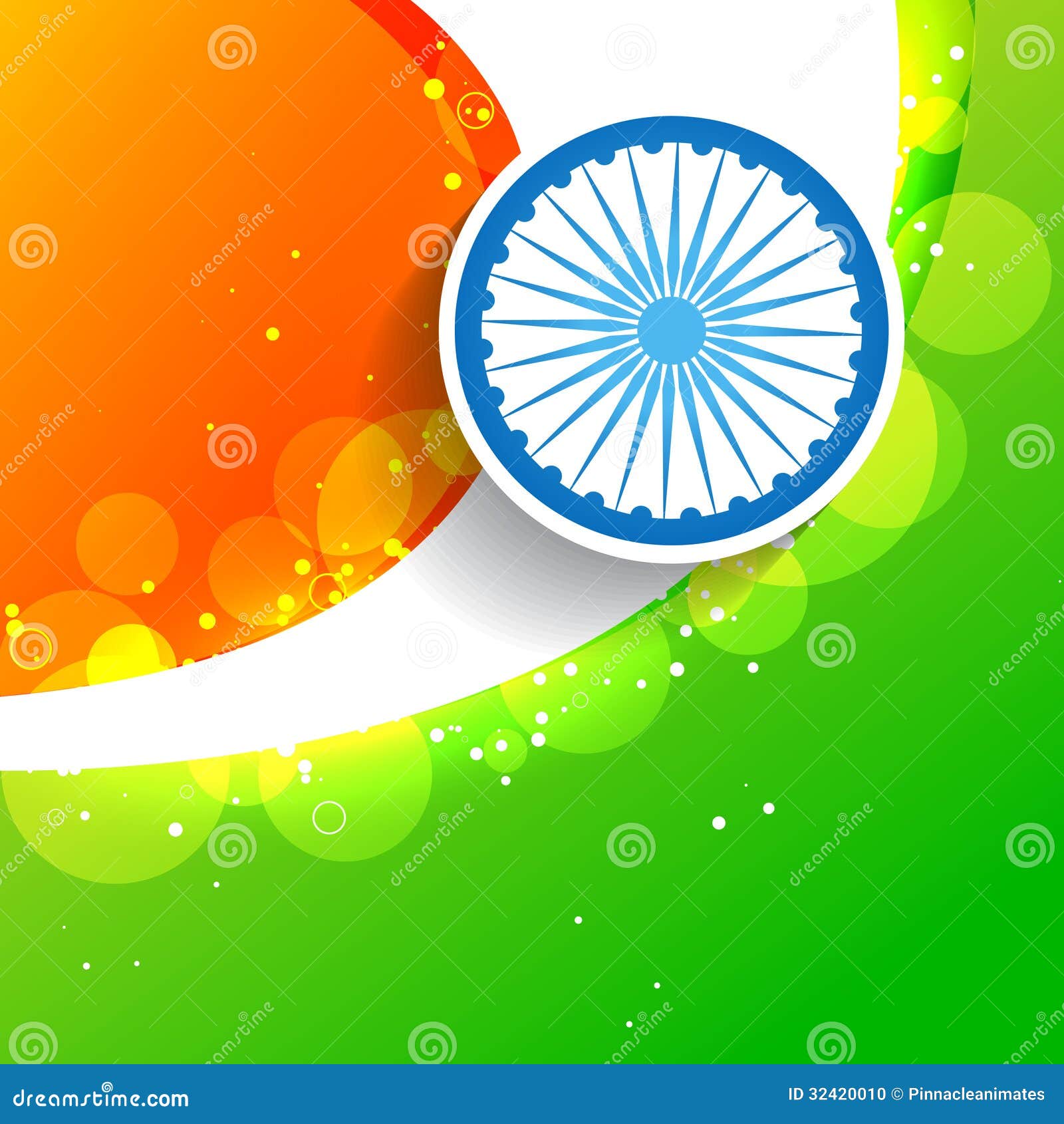 Stylish Creative Indian Flag Stock Vector - Illustration of holiday ...
