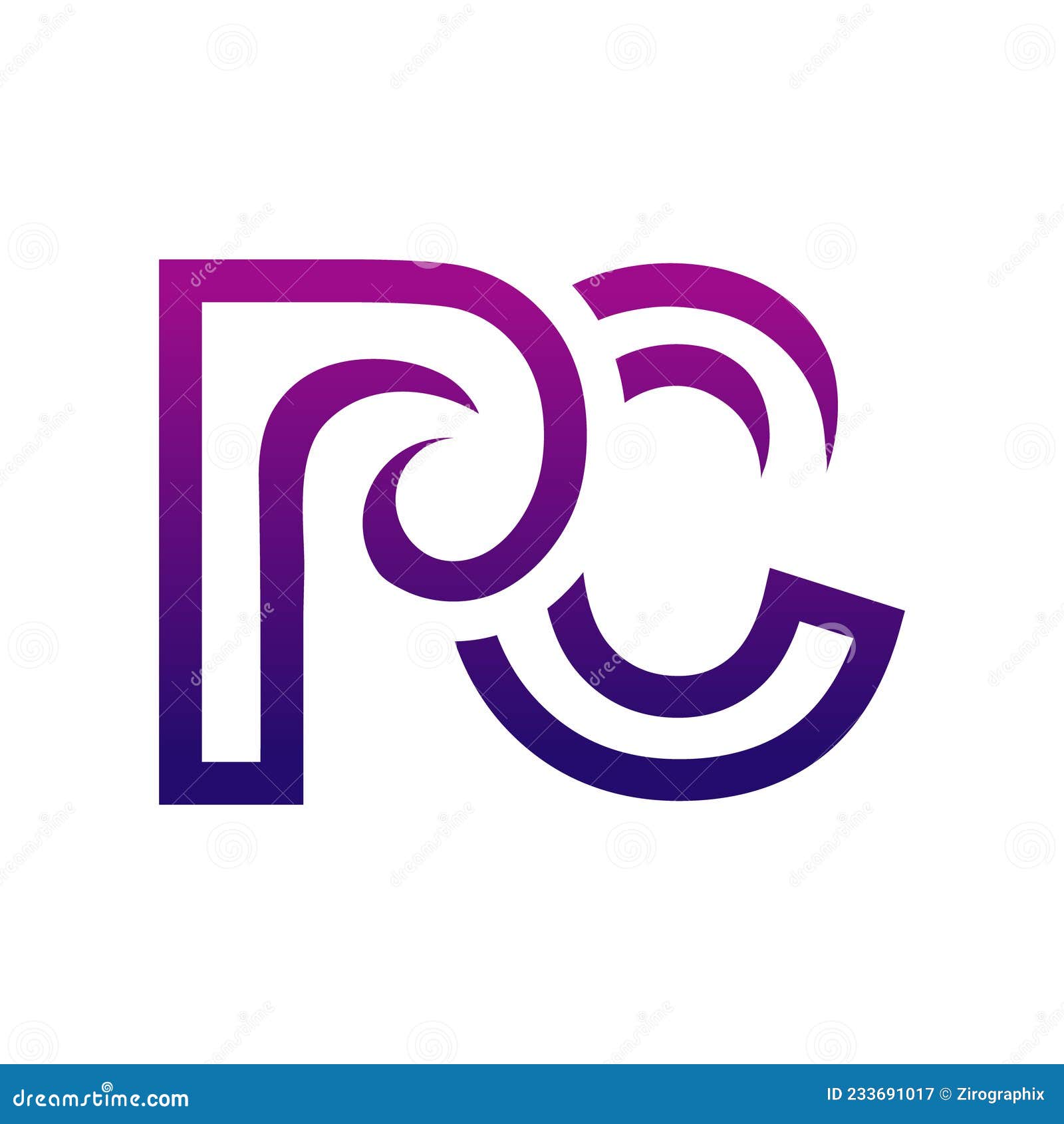 Stylish Creative PC Logo Icon Design Stock Vector - Illustration of ...