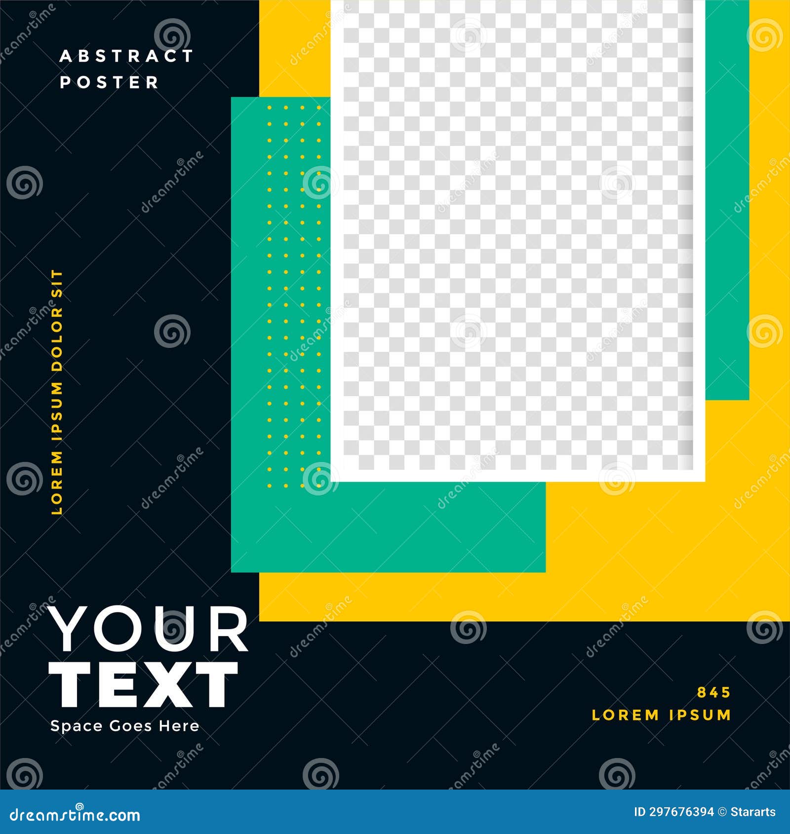 Stylish and Creative Web Brochure Frame Template with Image Space Stock ...
