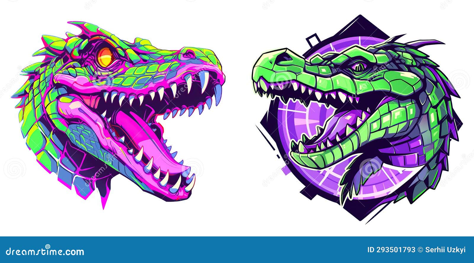 Stylish Cyberpunk Bat In 2D Logo Style AI Generated Royalty-Free Stock ...