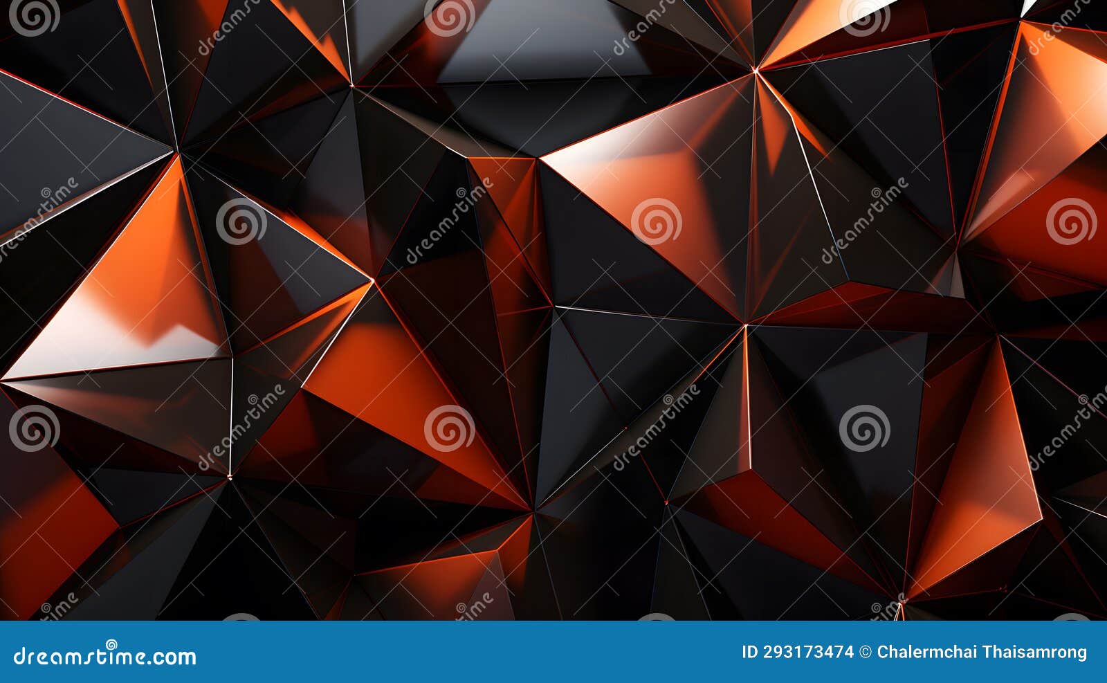 Stylish 3d Triangle Polygon Texture,shadow,glossy by Generative AI ...