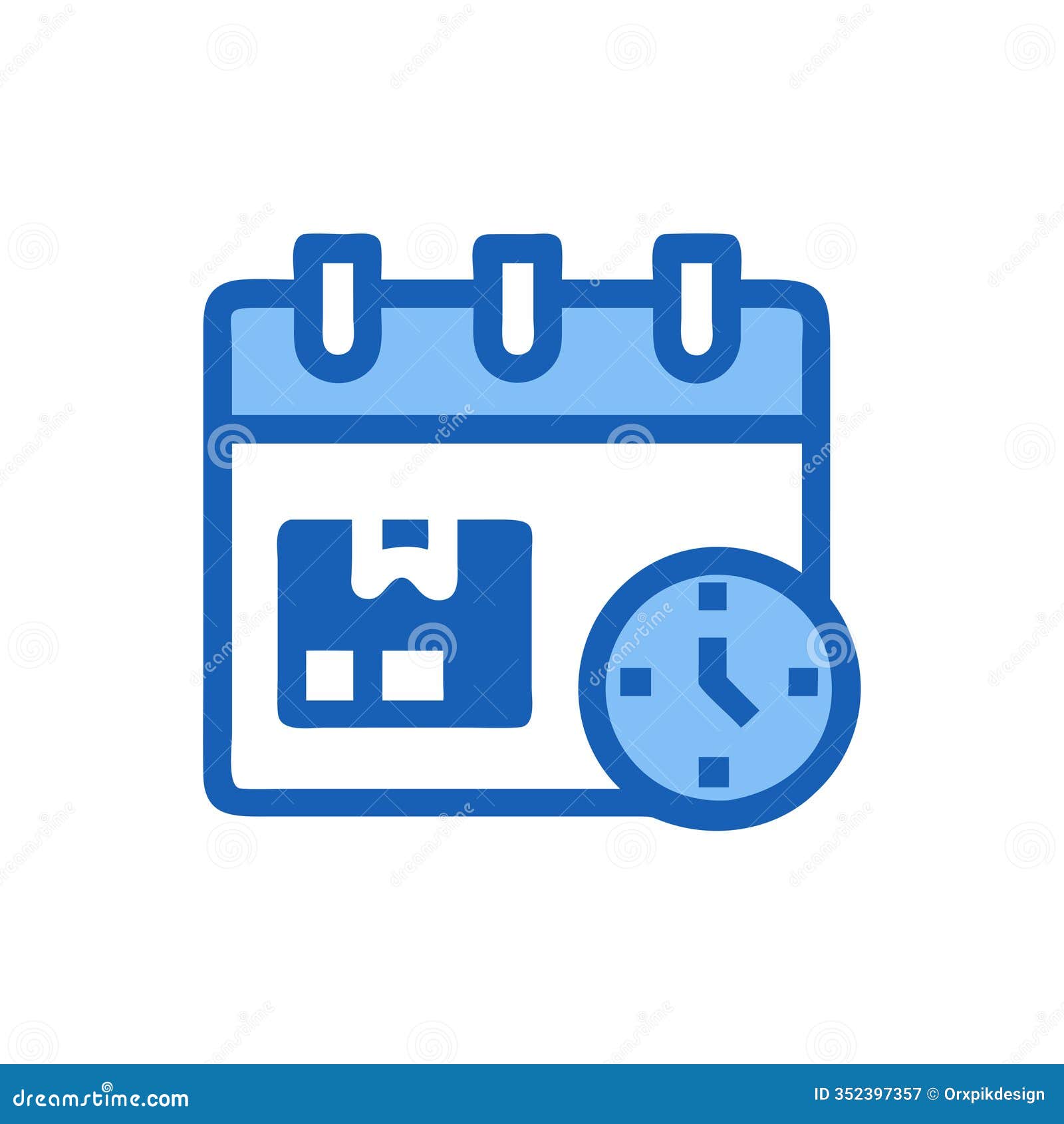Stylish Delivery Timetable Graphic for Logistics Management Stock ...